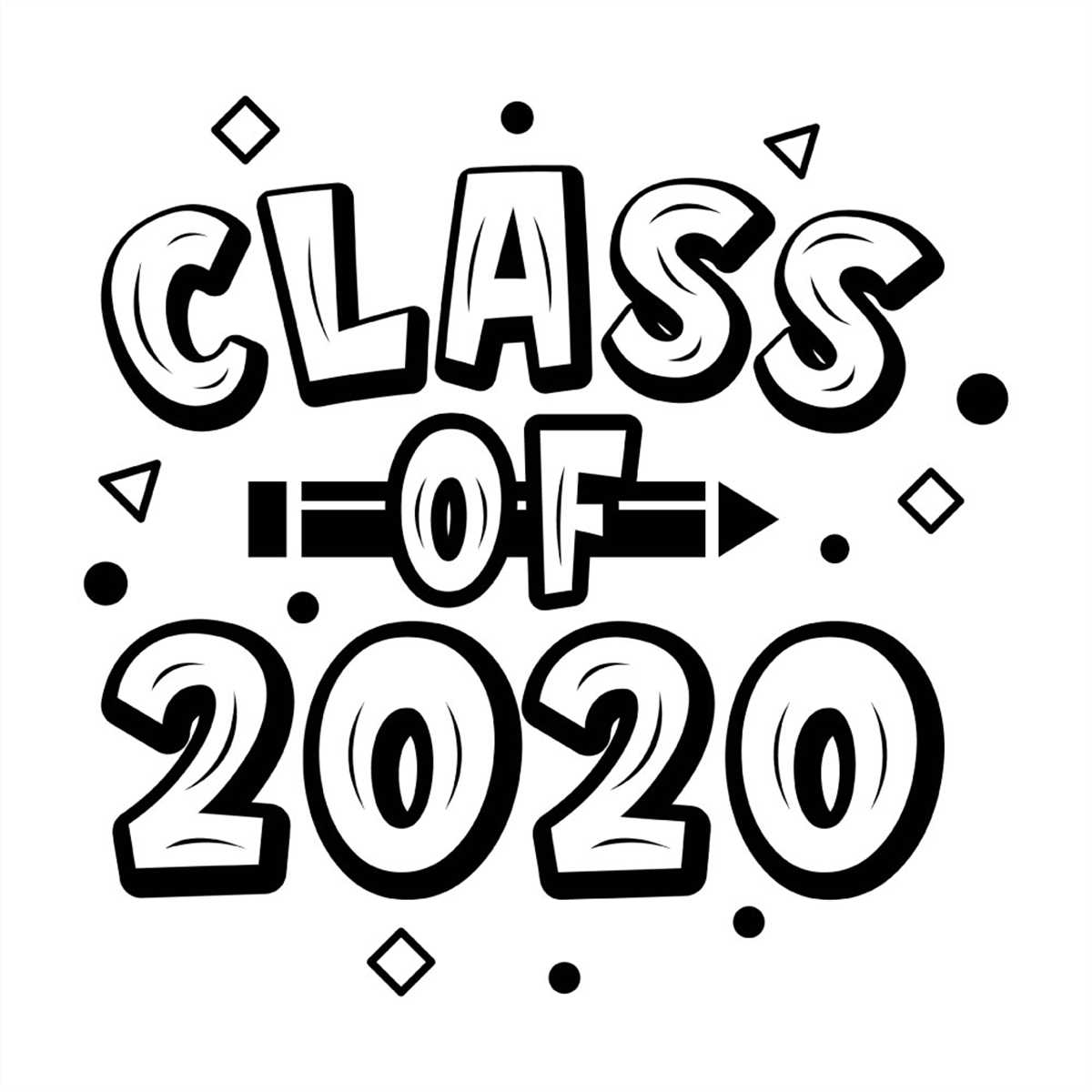 Class of 2020 SVG silhouette, pencil SVG, class SVG, 2020 SV - Inspire ...