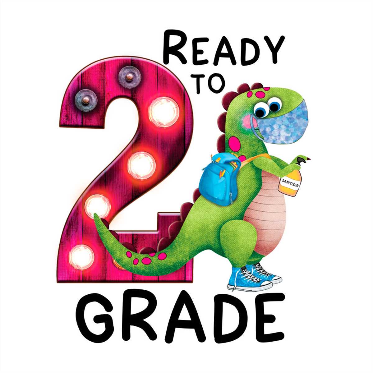 Ready to 2nd grade dinosaur SVG PNG, dinosaur PNG, 2nd grade | Inspire ...