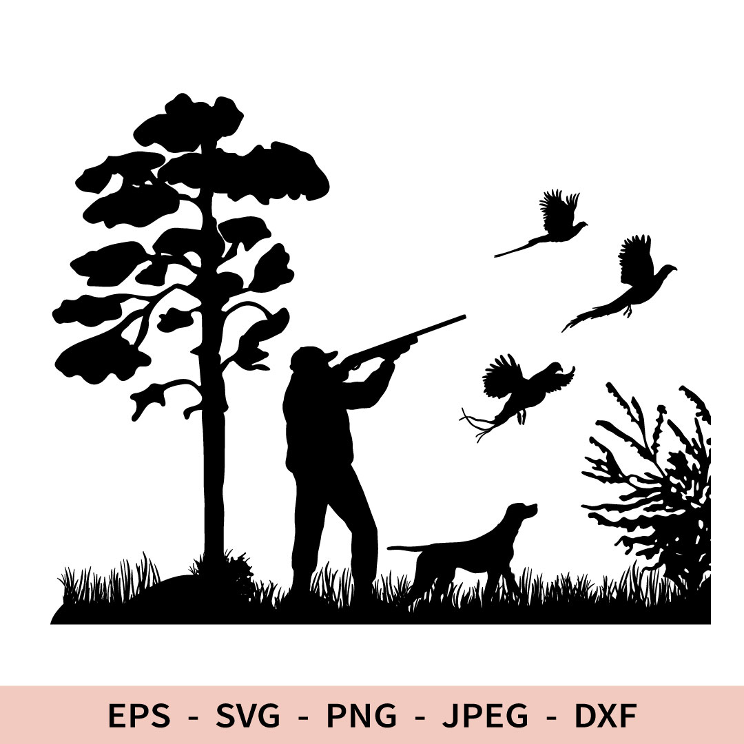 Pheasant Hunting Svg File for Cricut Hunter Dxf Hunting For | Inspire ...