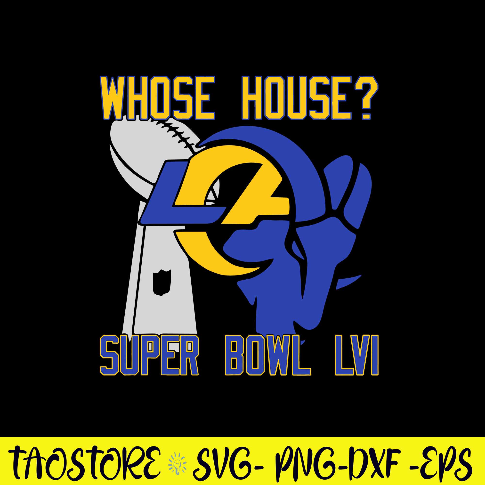 LA Rams Super Bowl Bound LVI 2022 Svg, Los Angeles Rams svg | Inspire ...