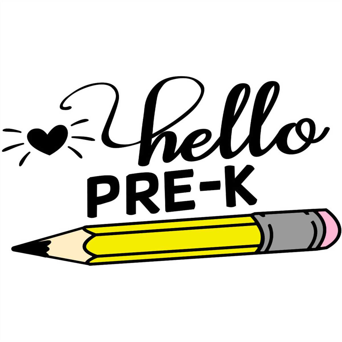 Hello prek SVG PNG, prek SVG, Preschool SVG | Inspire Uplift