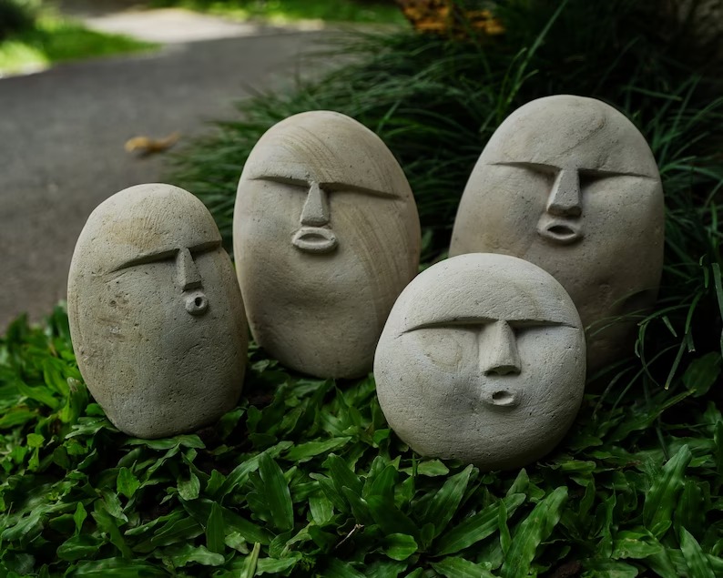 Funny Stone , Stone Face Figurine, Meme funny stone | Inspire Uplift