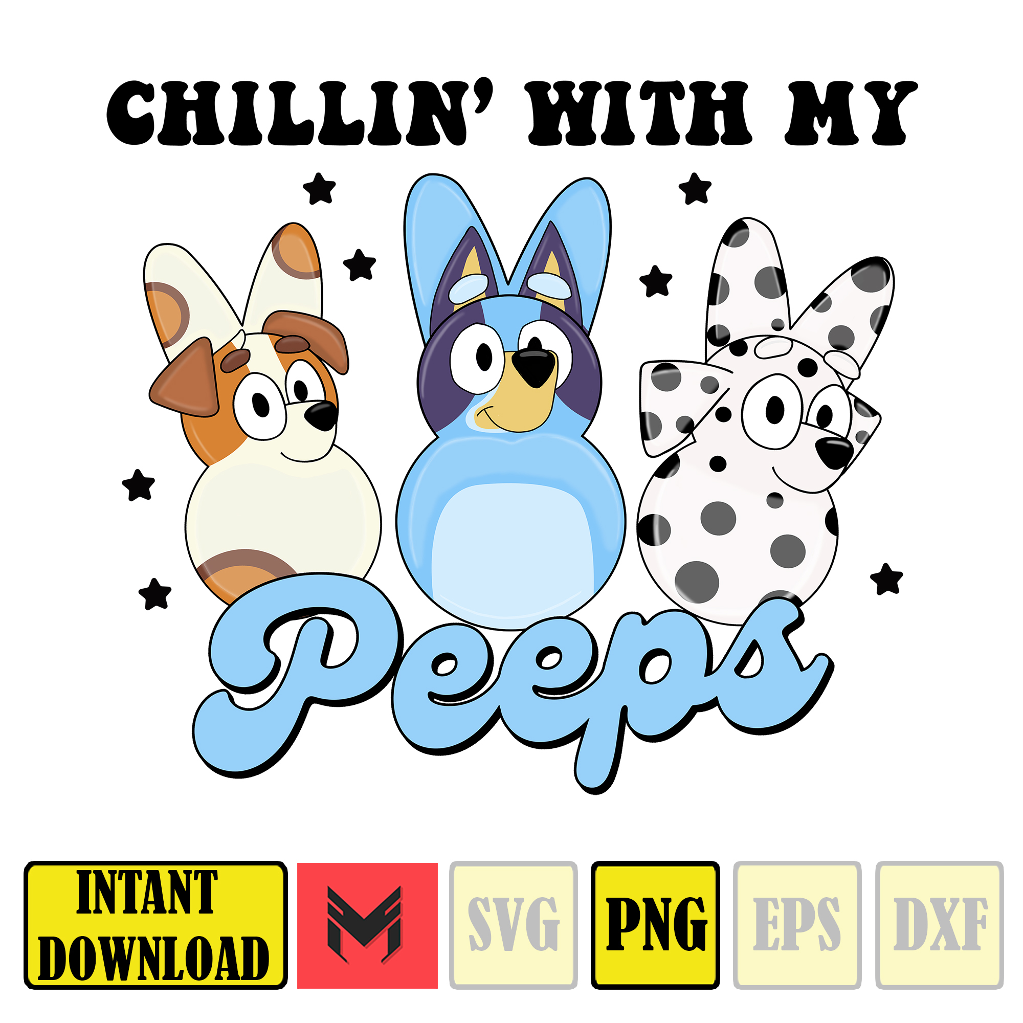 Easter Cartoon Png, Chilling With My Peeps Png, Easter Carto | Inspire ...
