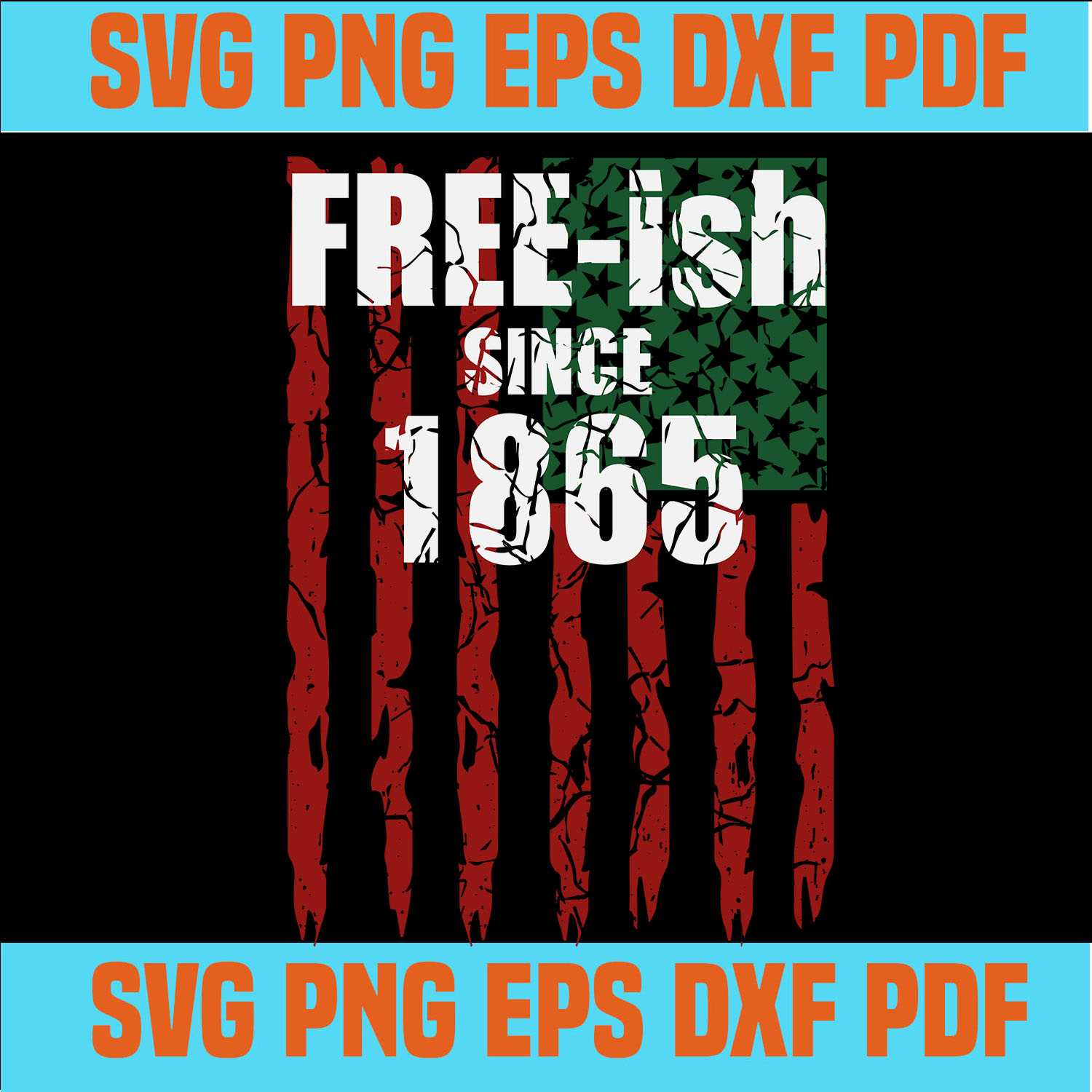 Freeish since 1865 svg,vintage 1865,black man svg,happy fath | Inspire ...