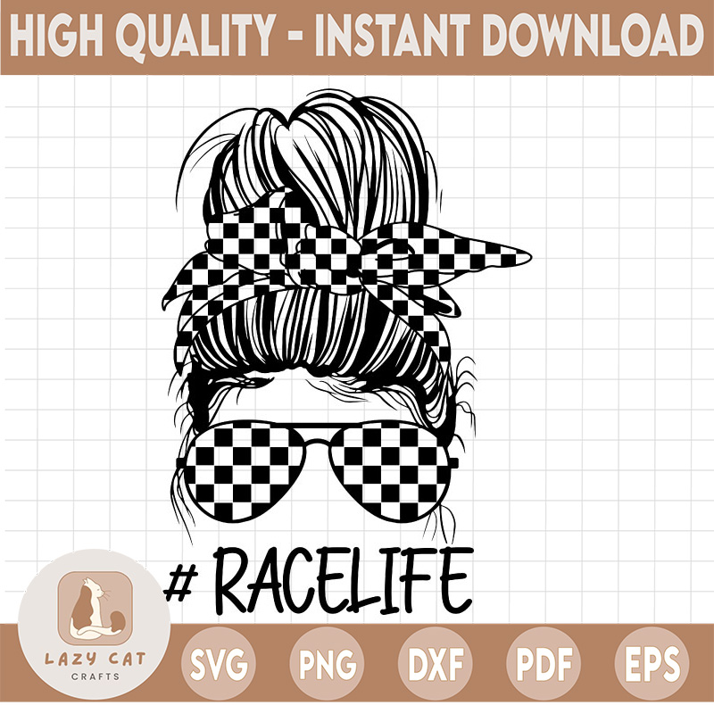 Mom Life Racing Svg, Race Life SVg, Mothers Day Svg, Messy B - Inspire ...