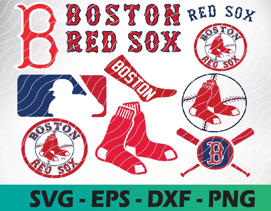 Boston Red Sox logo, bundle logo, svg, png, eps, dxf | Inspire Uplift