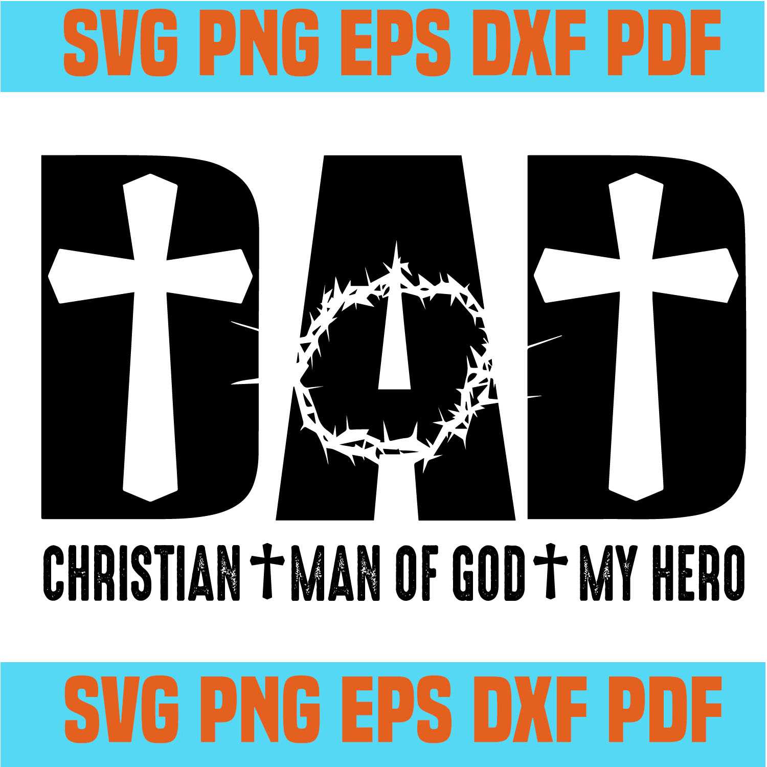 Dad Christian Svg, Dad Svg, Father Svg, Fathers Day Svg, Dad | Inspire ...