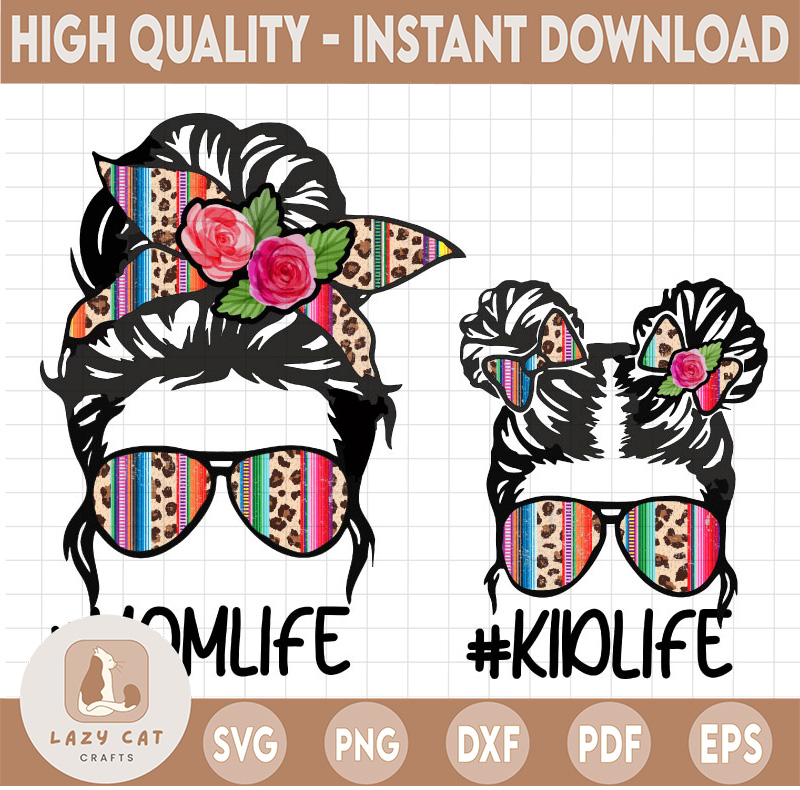 Mom Life Kid Life Png, Mom Life Png, Tie Dye Mom Png, Messy - Inspire ...
