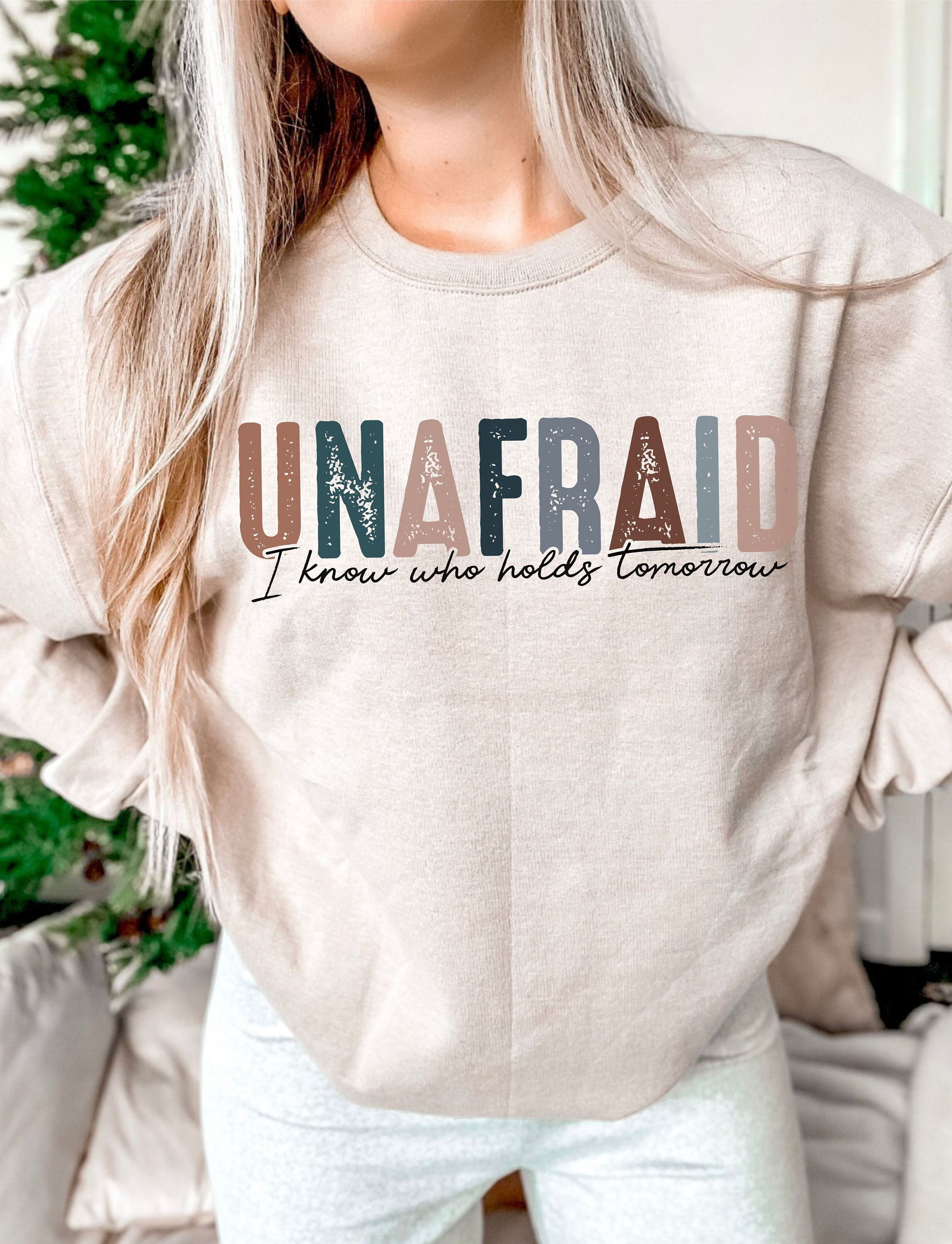 Unafraid PNG Christian Sublimation Designs Downloads Christi | Inspire ...