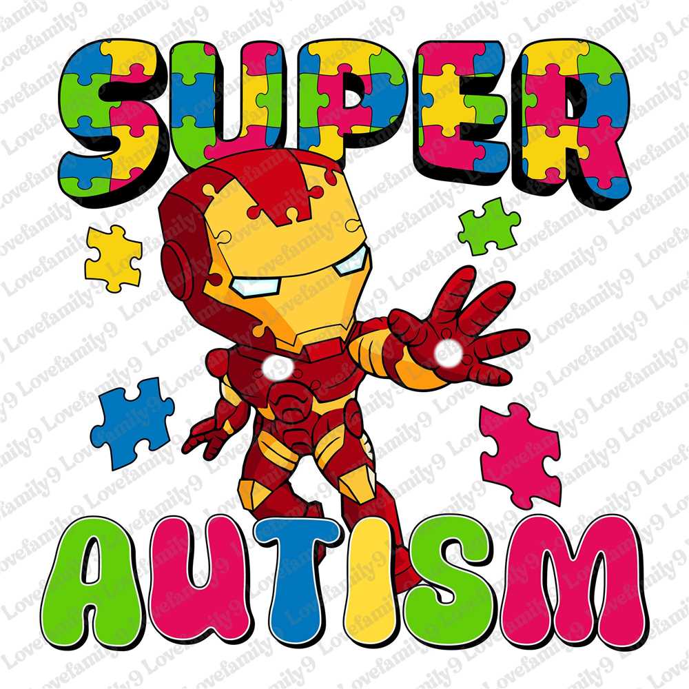 Autism Superhero Png Design, Autism Png Design, Super Hero P | Inspire ...