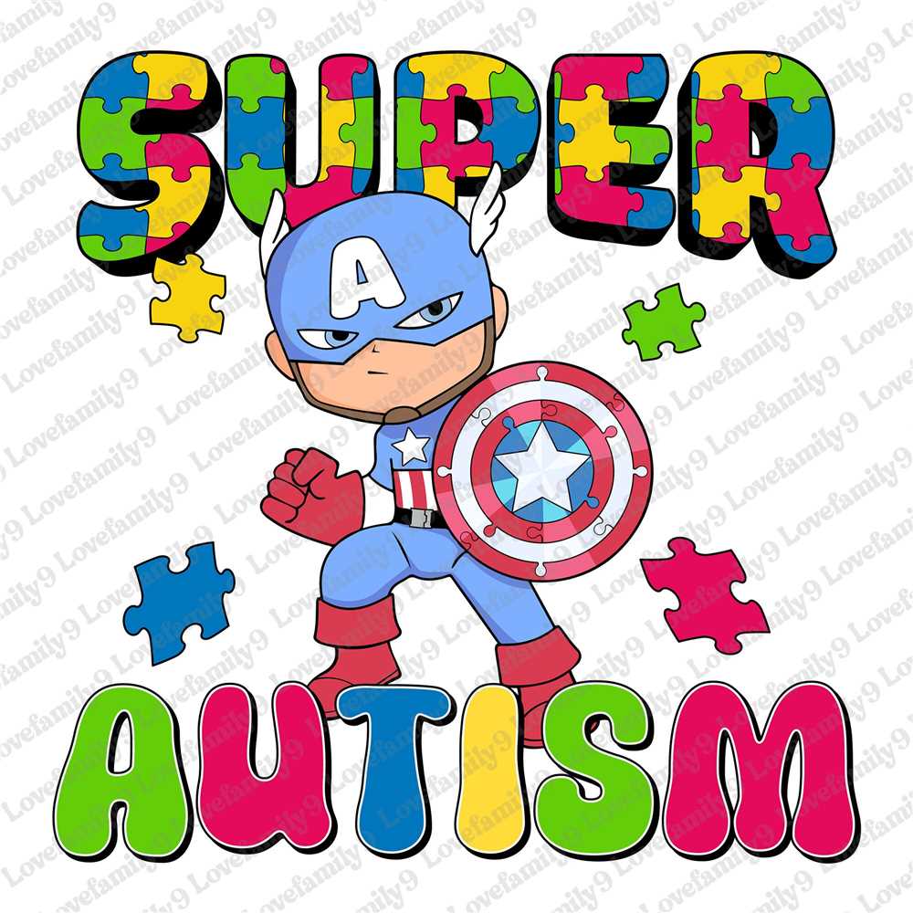 Super Hero Autism Png, Autism Png Design, Superhero Puzzle P | Inspire ...