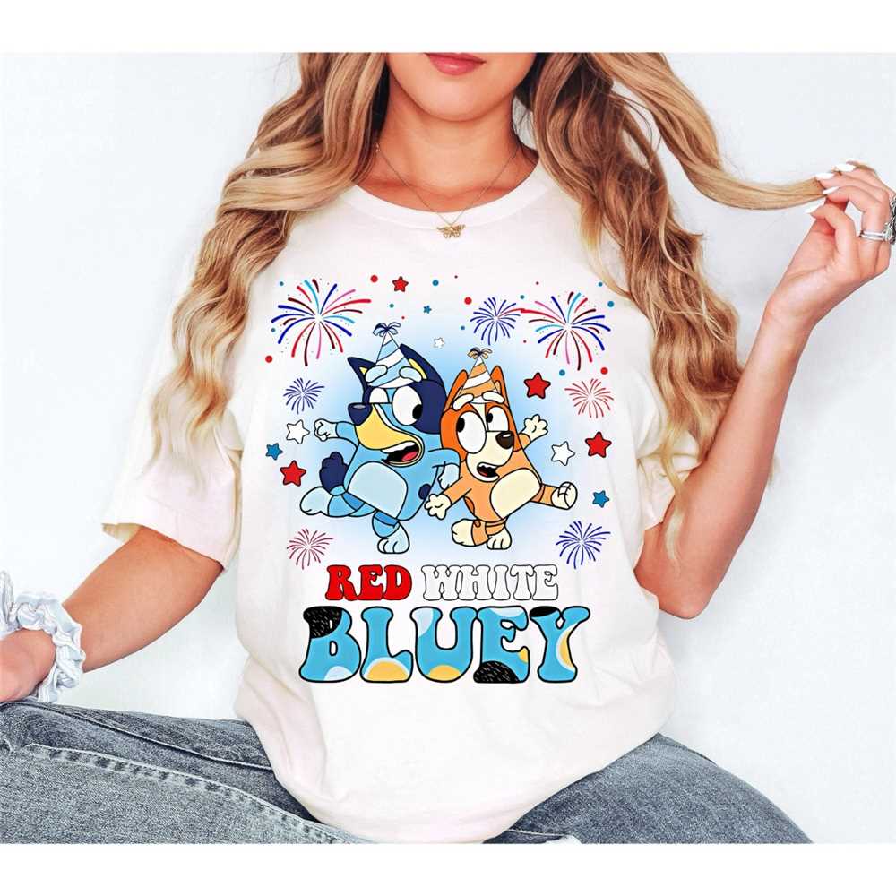 Blue Dog Friends 4th Of July Png, Red White Blue, Cartoon 4t | Inspire ...