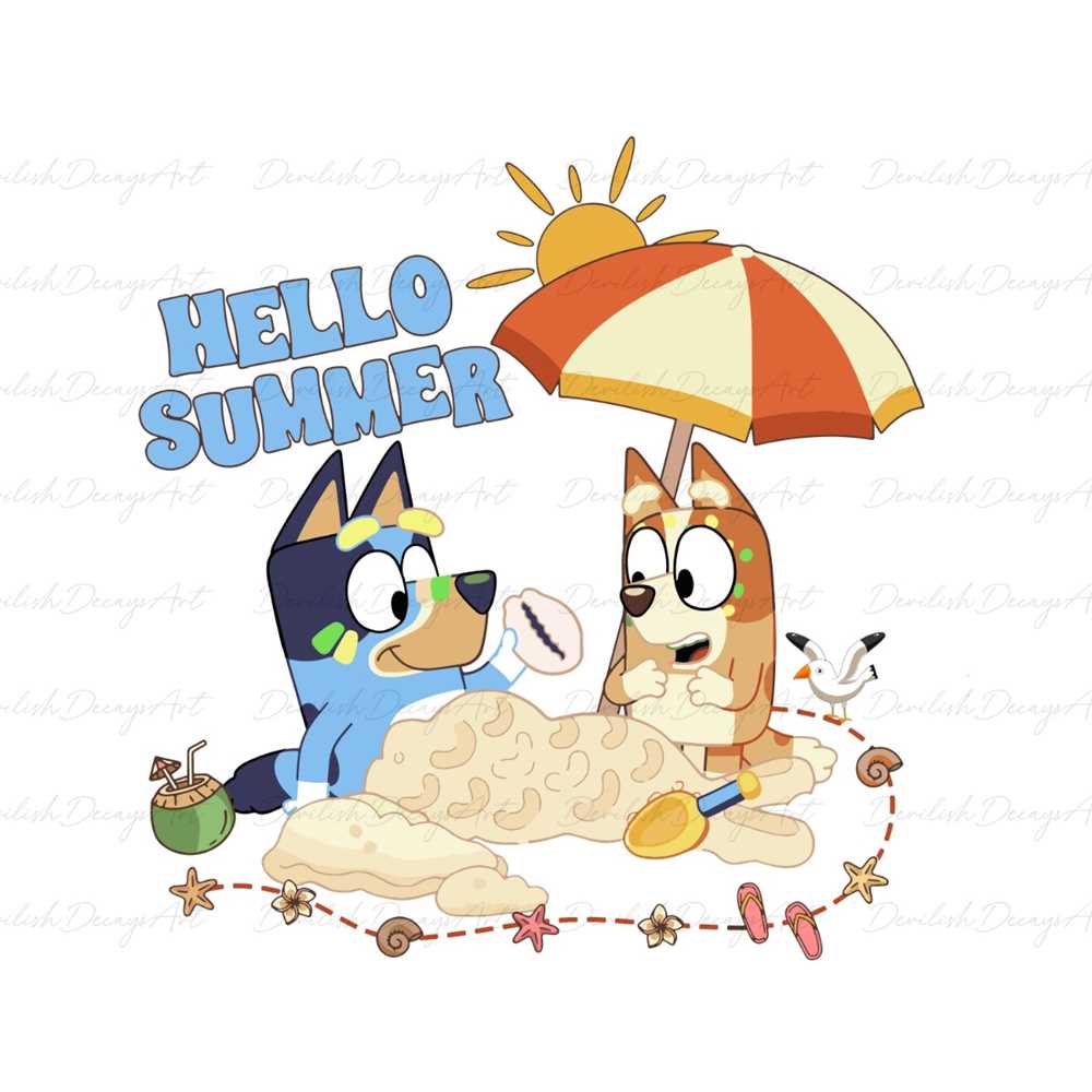 Summer Blue Dog svg png, Blue Dog Friends svg, Blue Dog Fami | Inspire ...