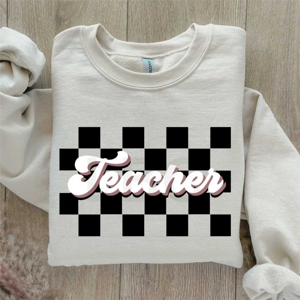 Checkered teacher png teacher digital download teacher svg c | Inspire ...