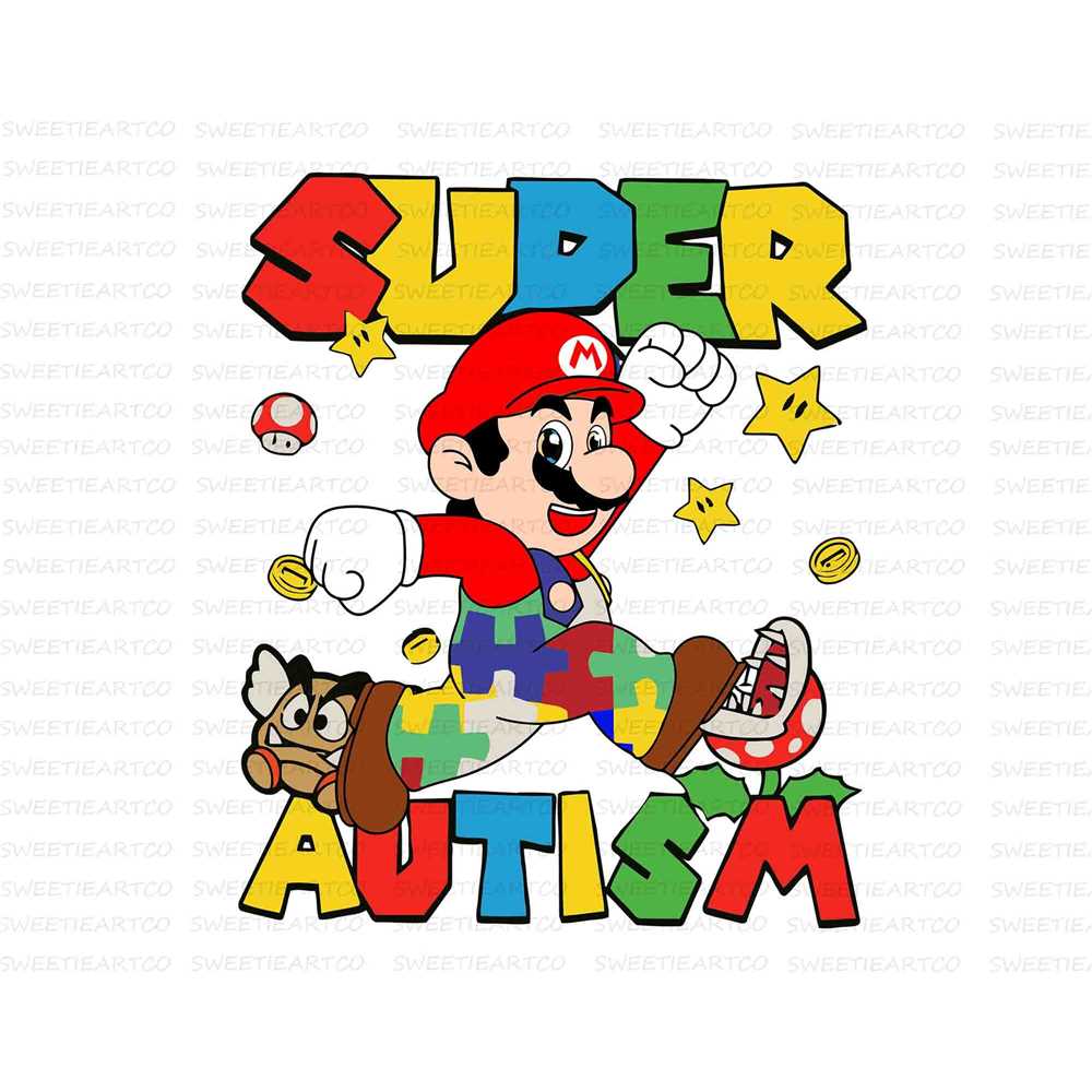 Super Autism PNG, Autism Day Png, Autism Awareness Png, Auti | Inspire ...