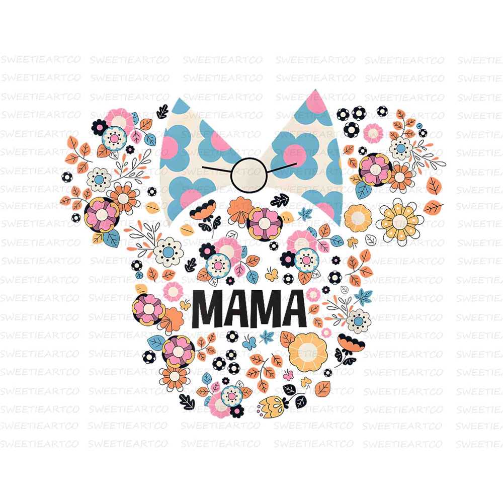 Mama Floral PNG, Mama Png, Mama Mouse Head Png, Mother's Day | Inspire ...