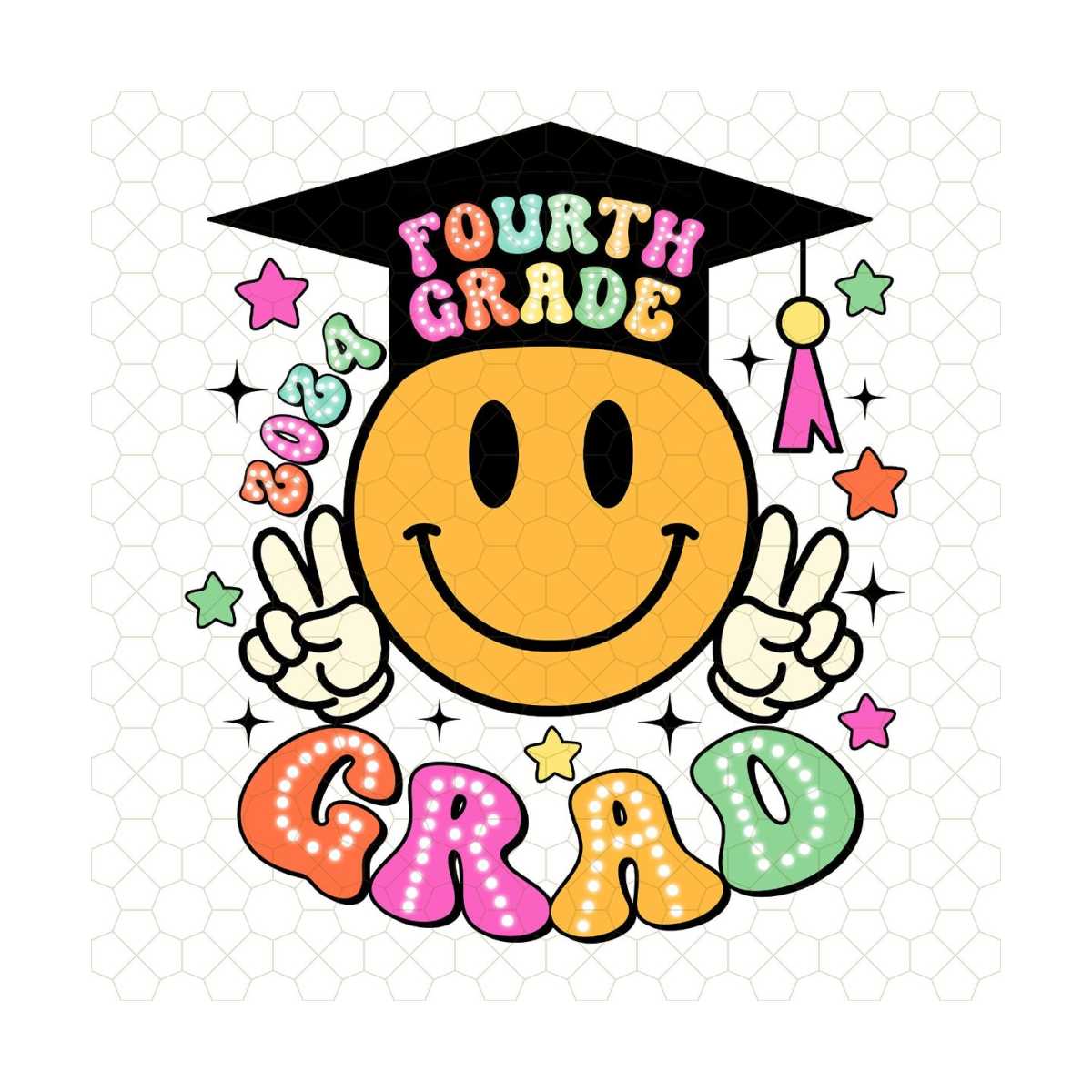 Fourth Grade 2024 Graduation Svg, Class Of 2024 Svg, 4th Gra | Inspire ...