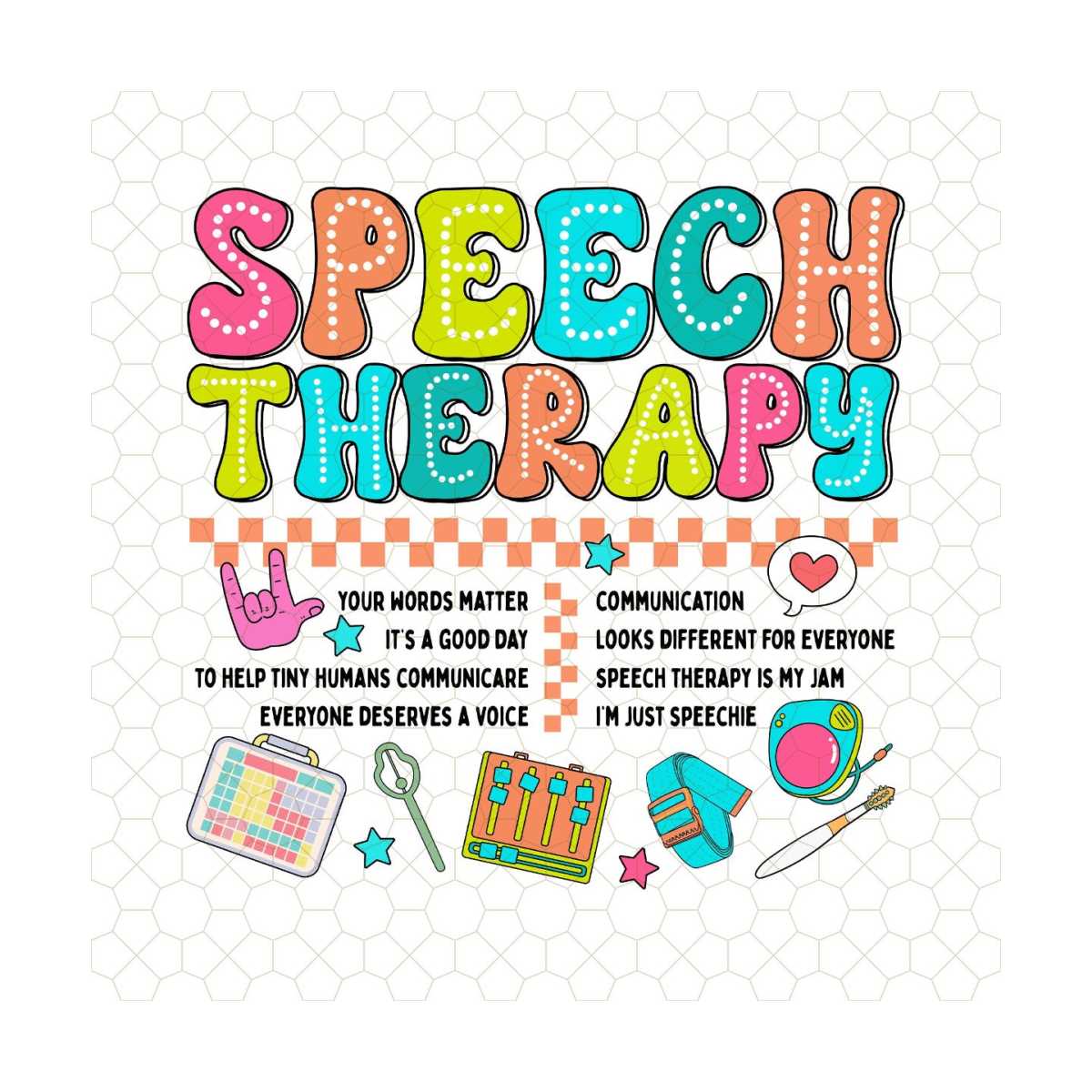Speech Therapy Style Dot Svg, SLP Png, Slp Svg, Speech Patho | Inspire ...