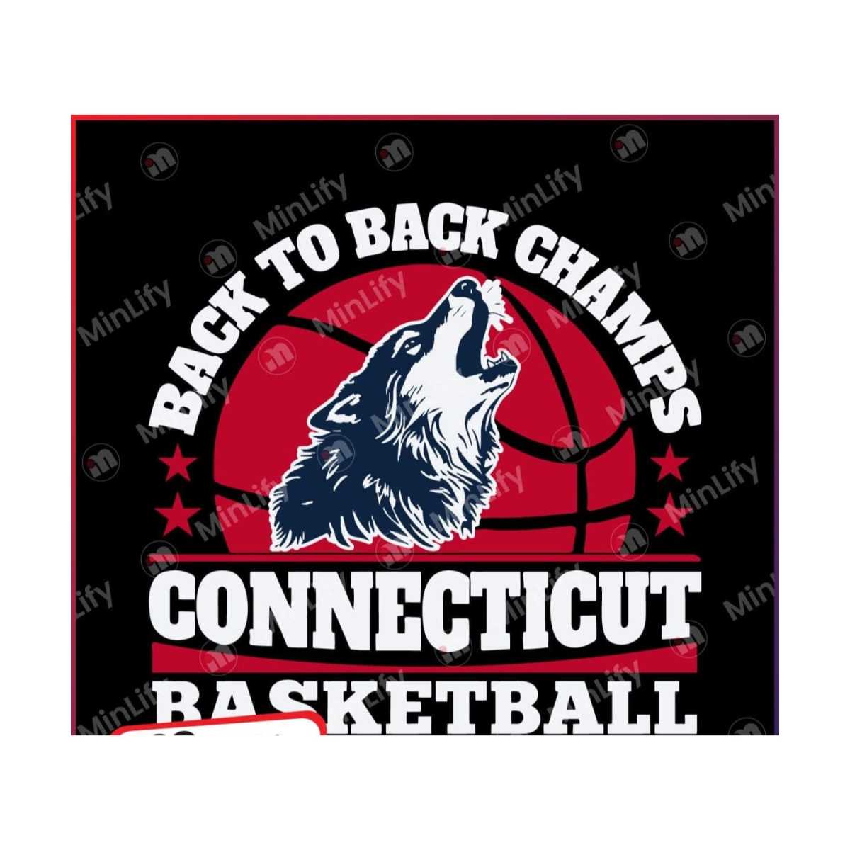 Back to Back Champs Connecticut Basketball SVG Instant Downl | Inspire ...
