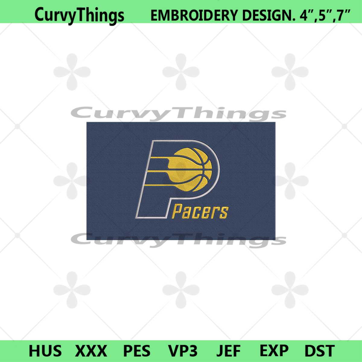 NBA Indiana Pacers Logo Machine Embroidery Designs, Indiana | Inspire ...