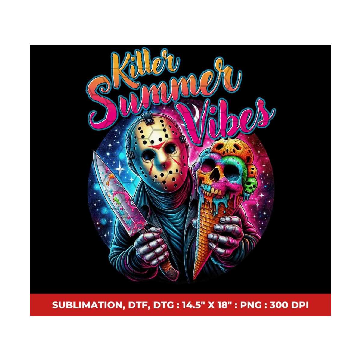 Killer Summer Vibes PNG, Summer Horror Png, Horror Fan Art, | Inspire ...