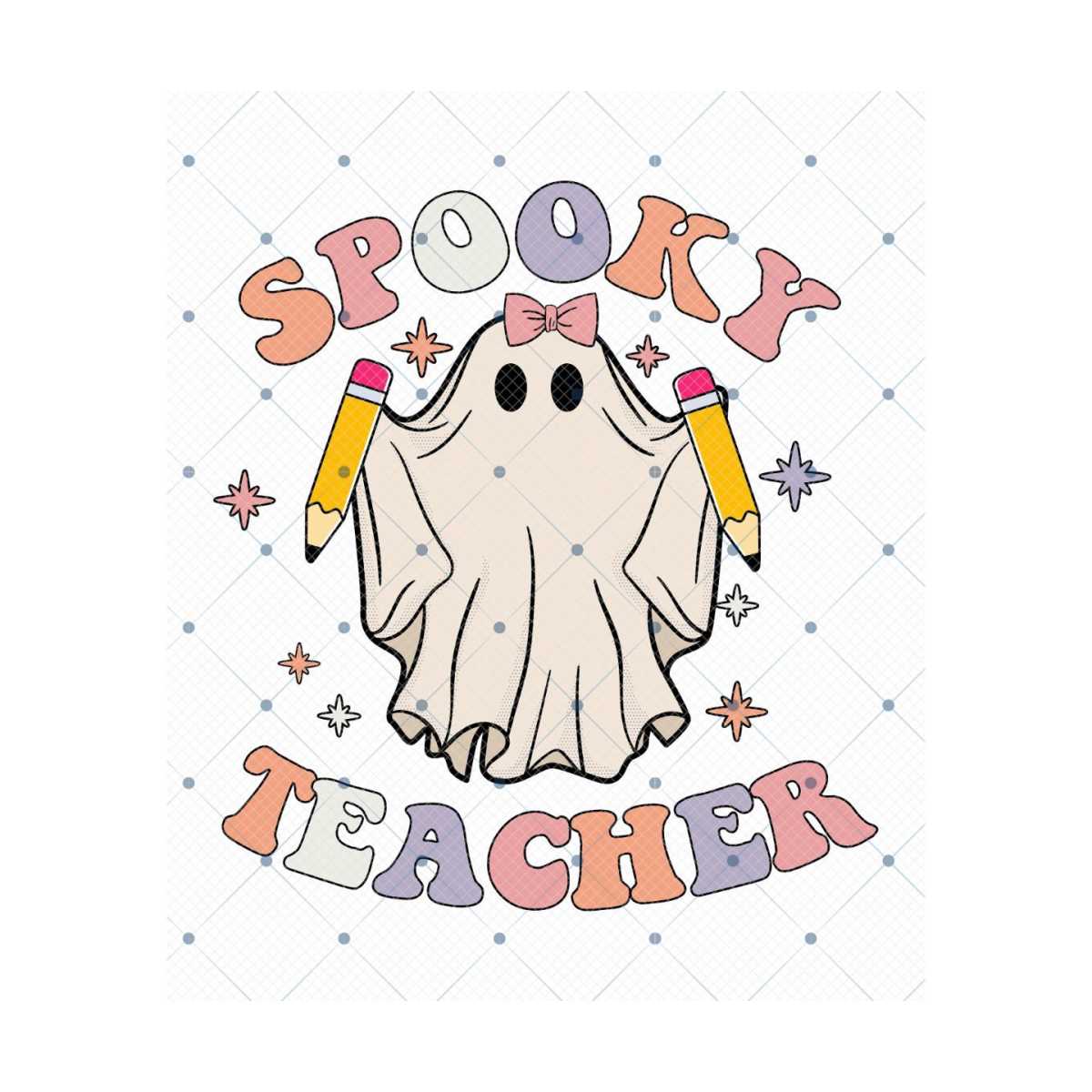 Spooky Teacher PNG, Halloween Teacher Png, Cute Ghost Teache | Inspire ...