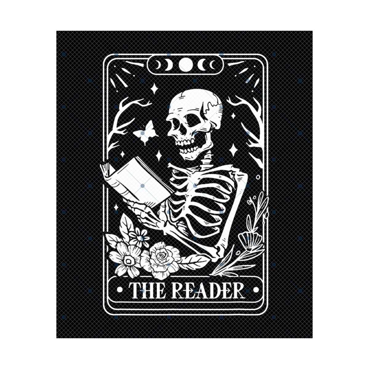 The Reader Tarot Card Png, Skeleton Reading Png, The Reader | Inspire ...