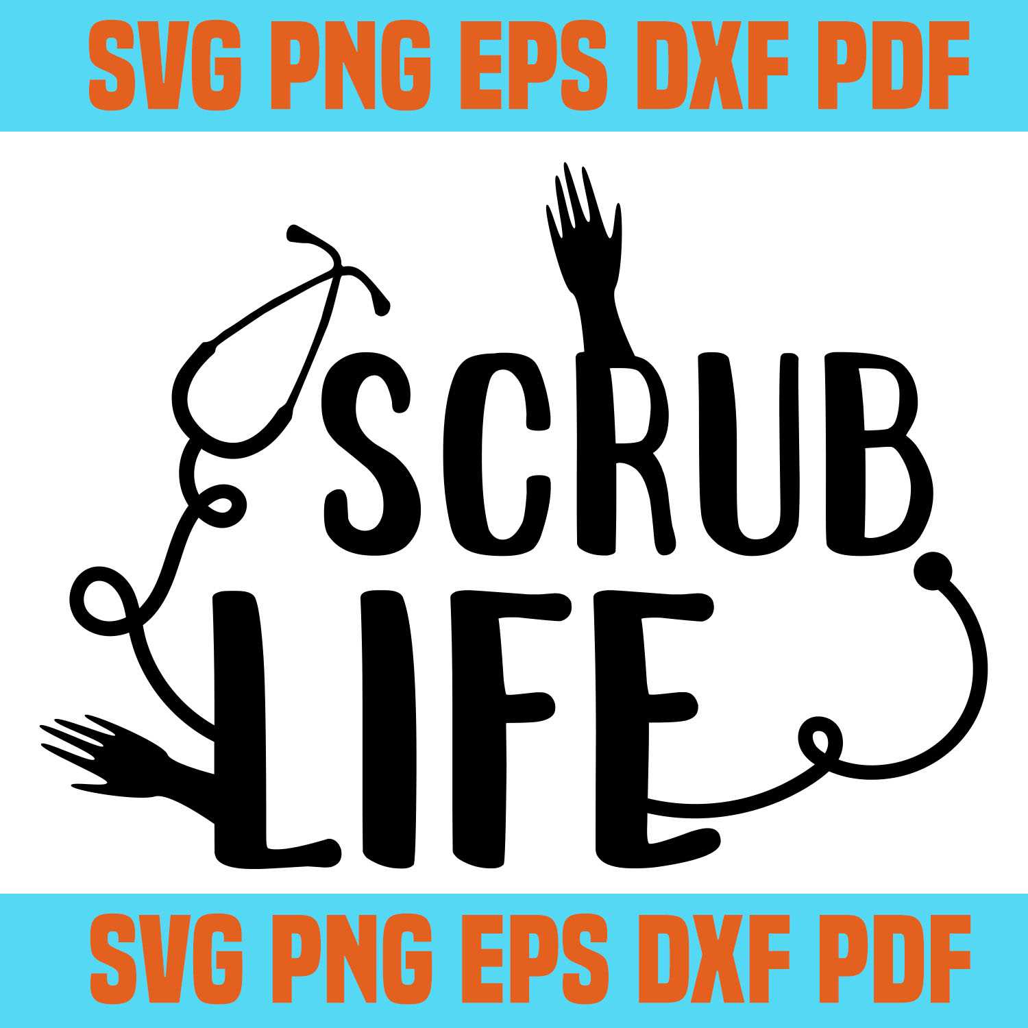 Scrub life svg,svg,saying shirt svg,svg cricut, silhouette s | Inspire ...