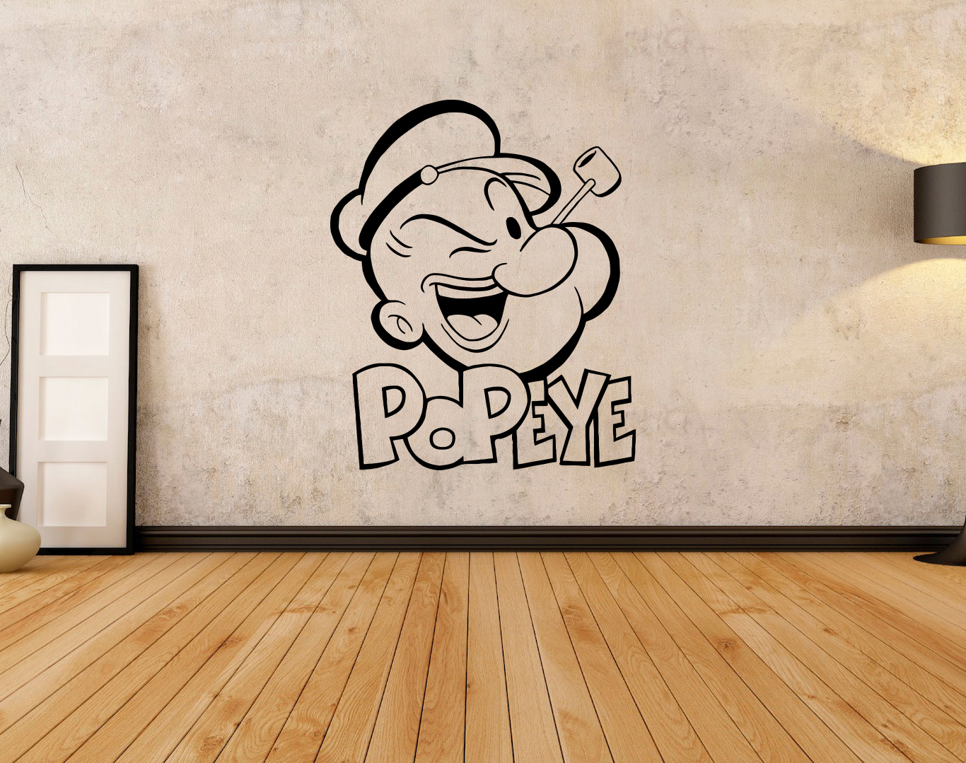 Popeye The Sailor Man Sticker American Comics Hero Wall Stic - Inspire ...