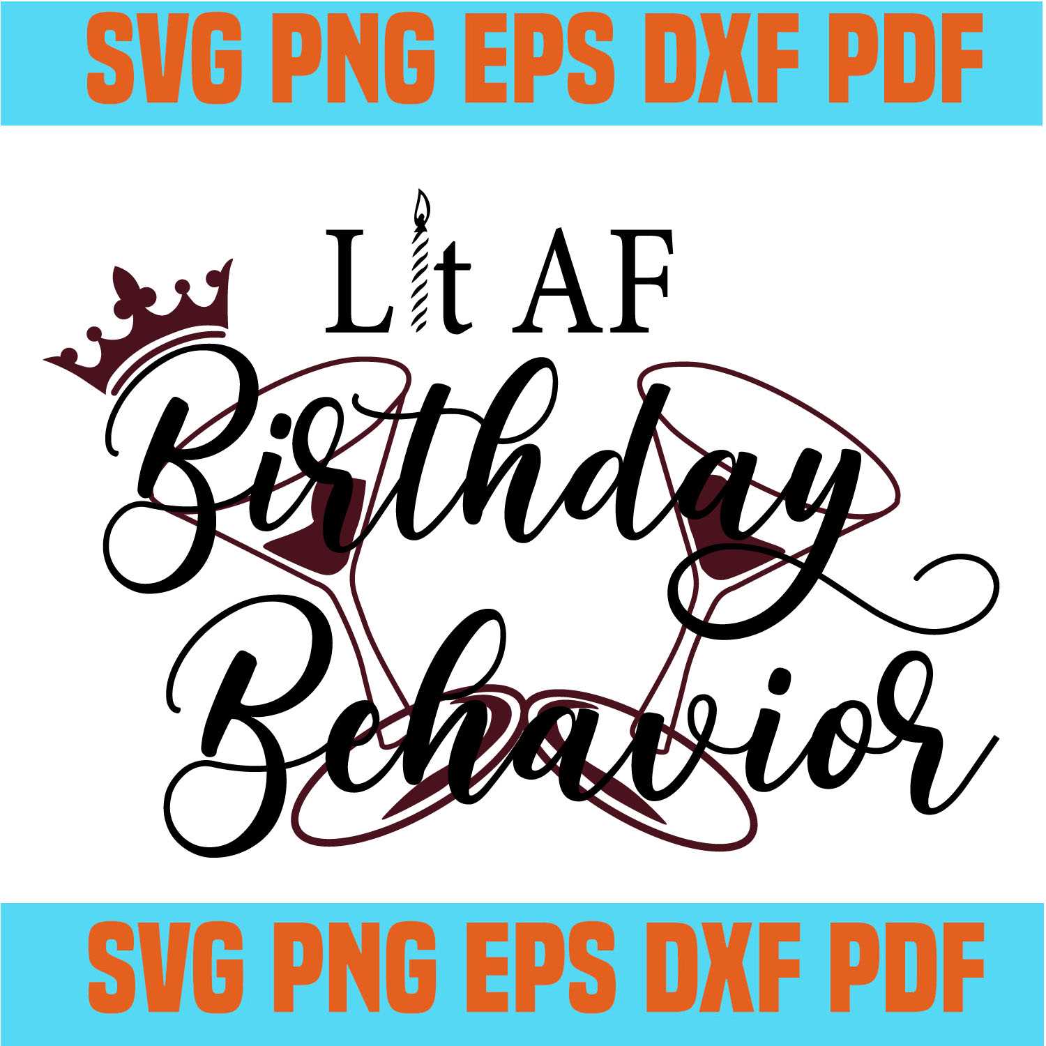 Lit af birthday behavior svg,birthday svg,birthday behavior | Inspire ...