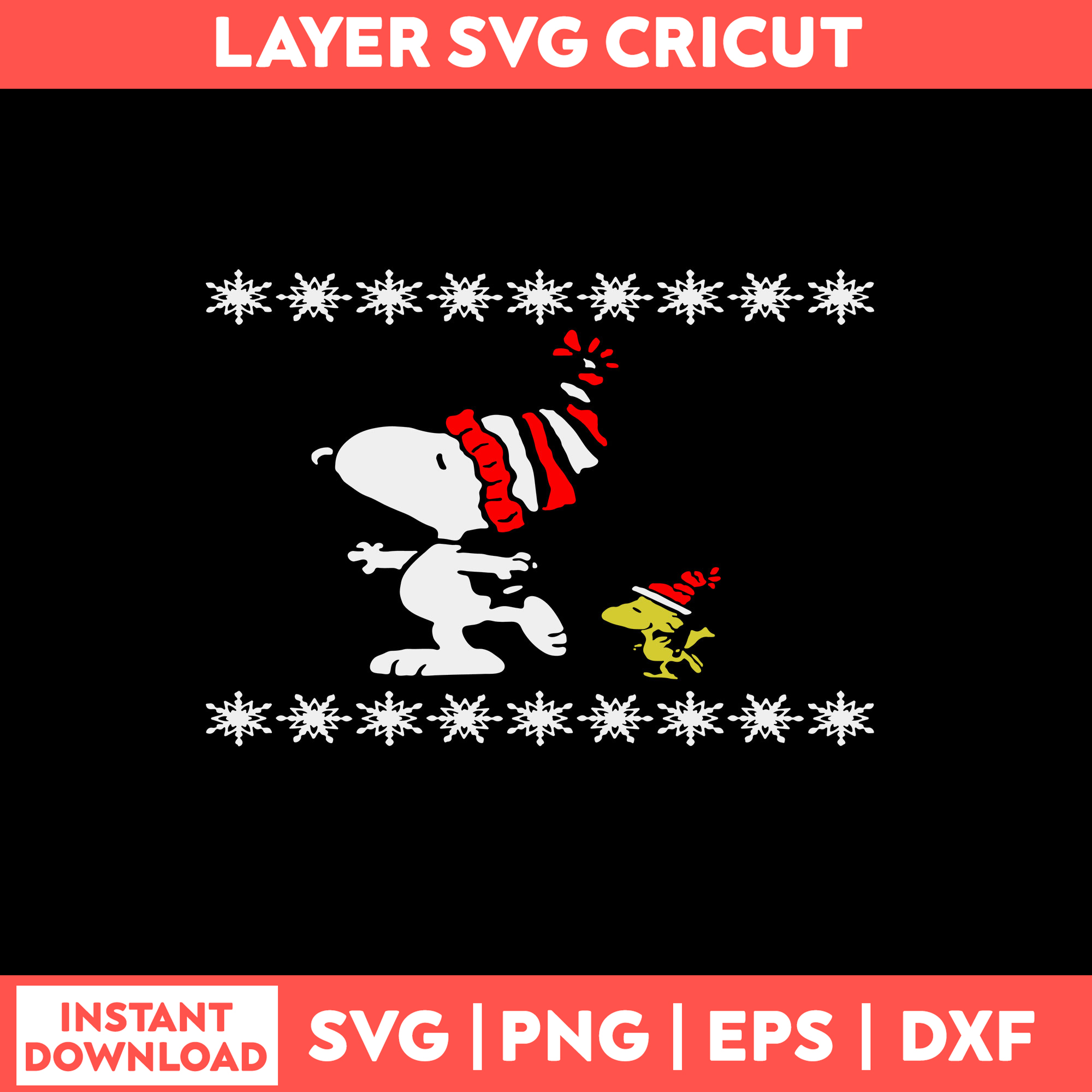 Peanuts Holiday Skate Svg, Snoopy Svg, Png Dxf Eps File | Inspire Uplift