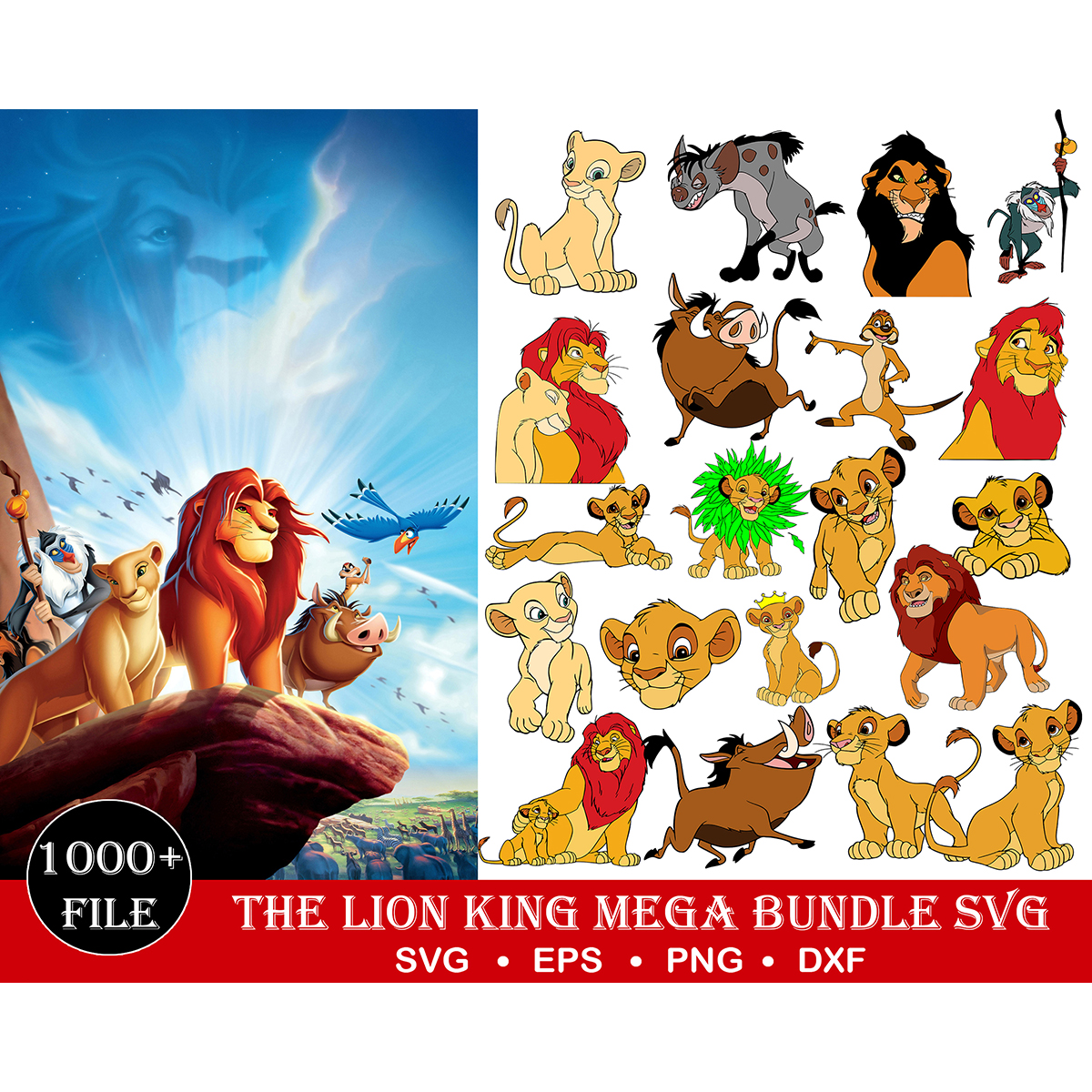 1000 The Lion King SVG, Lion King SVG Bundle, Simba SVG, Lio | Inspire ...