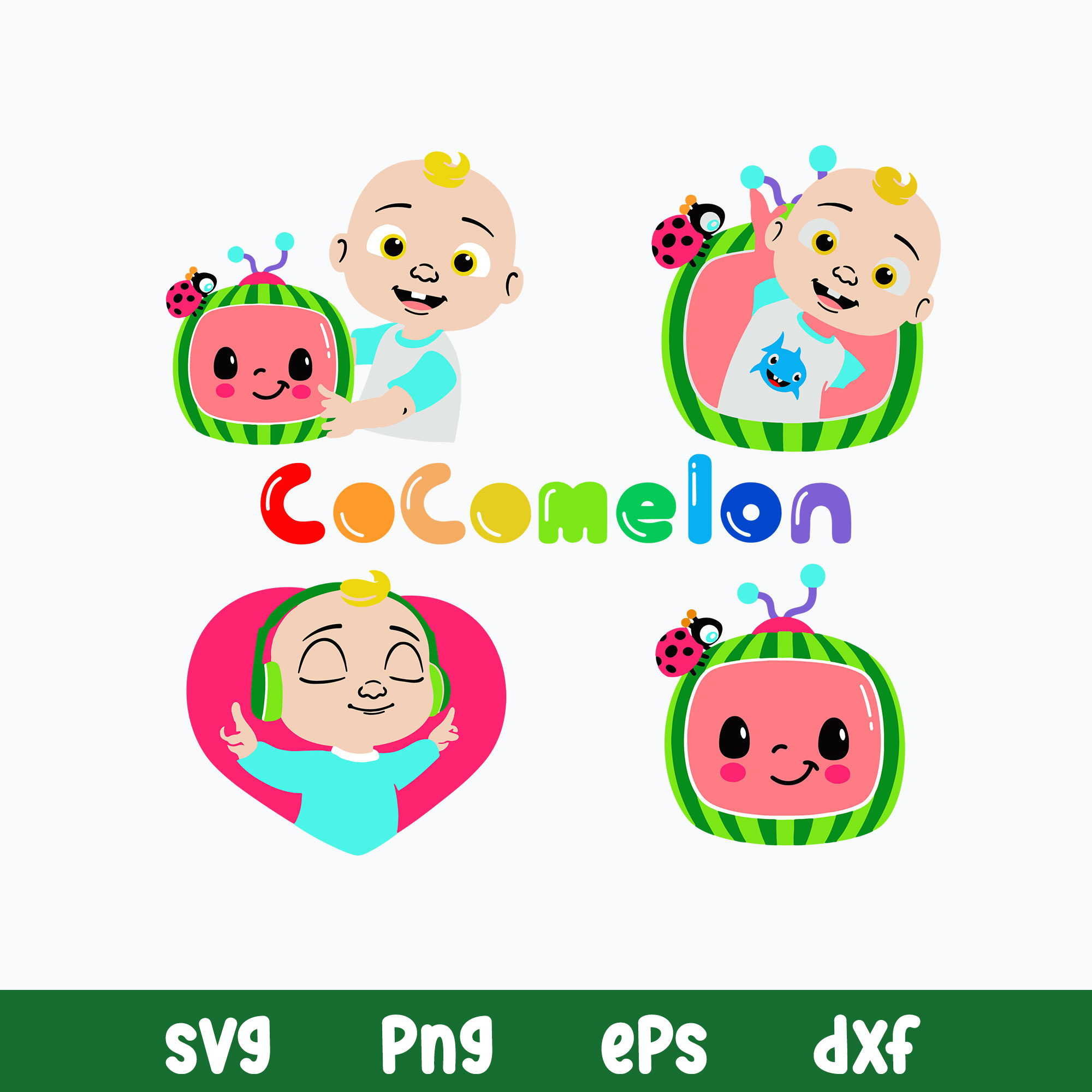 Cocomelon Kid Svg, Cocomenlon Svg, Cartoon Svg, Png Dxf Eps | Inspire ...