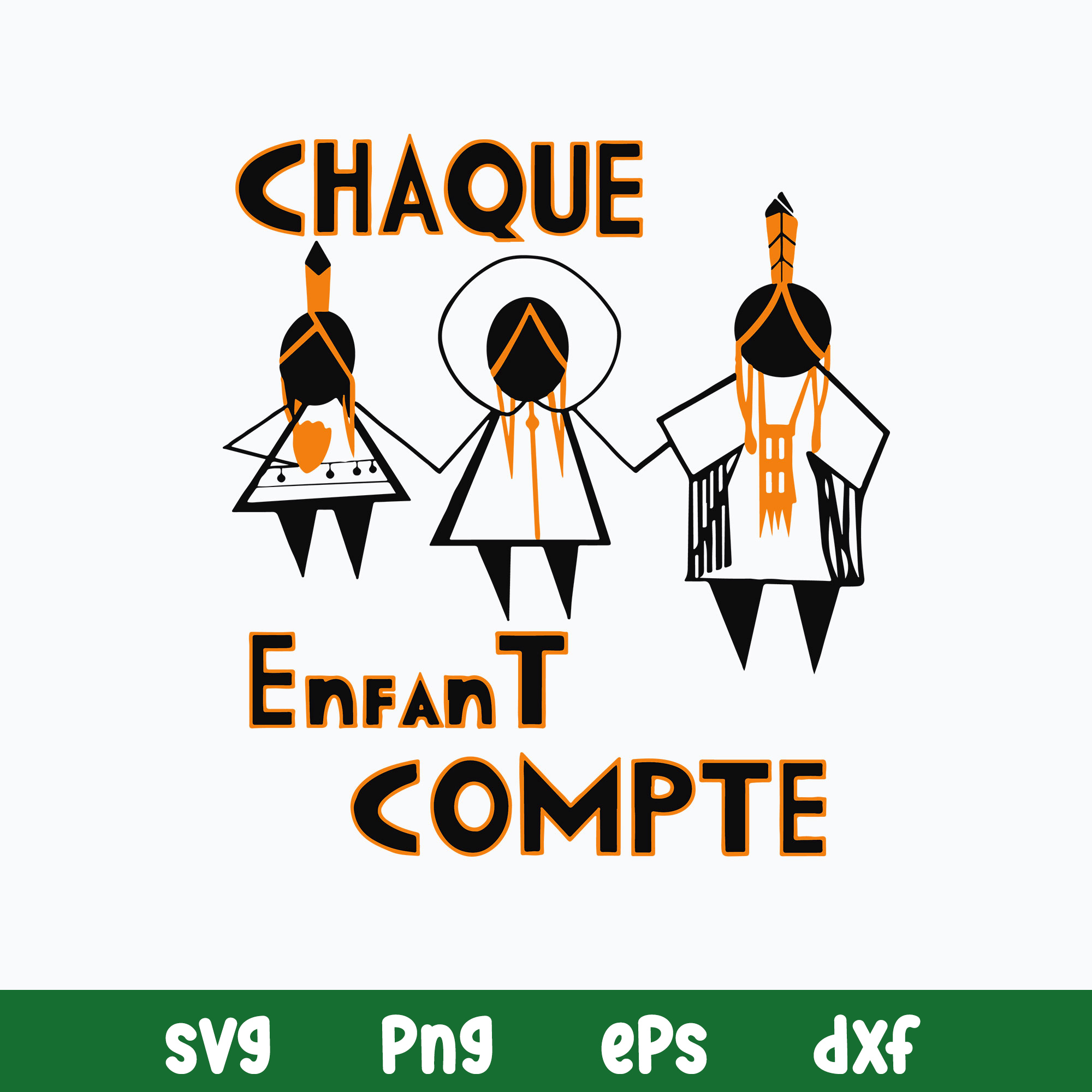 Every Child Matters Chaque Enfant Compte Svg, Children Svg, | Inspire ...