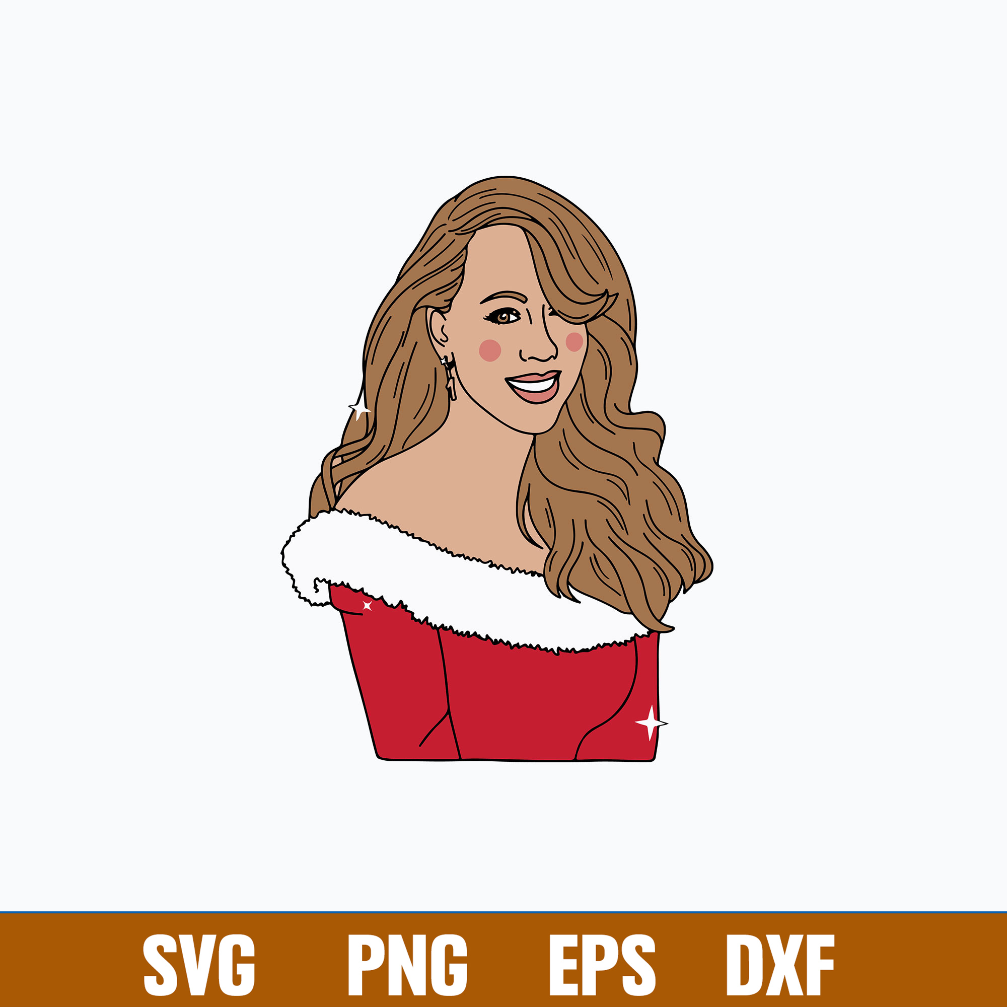 Mariah Carey Svg, Christmas Svg, Png Dxf Eps File | Inspire Uplift