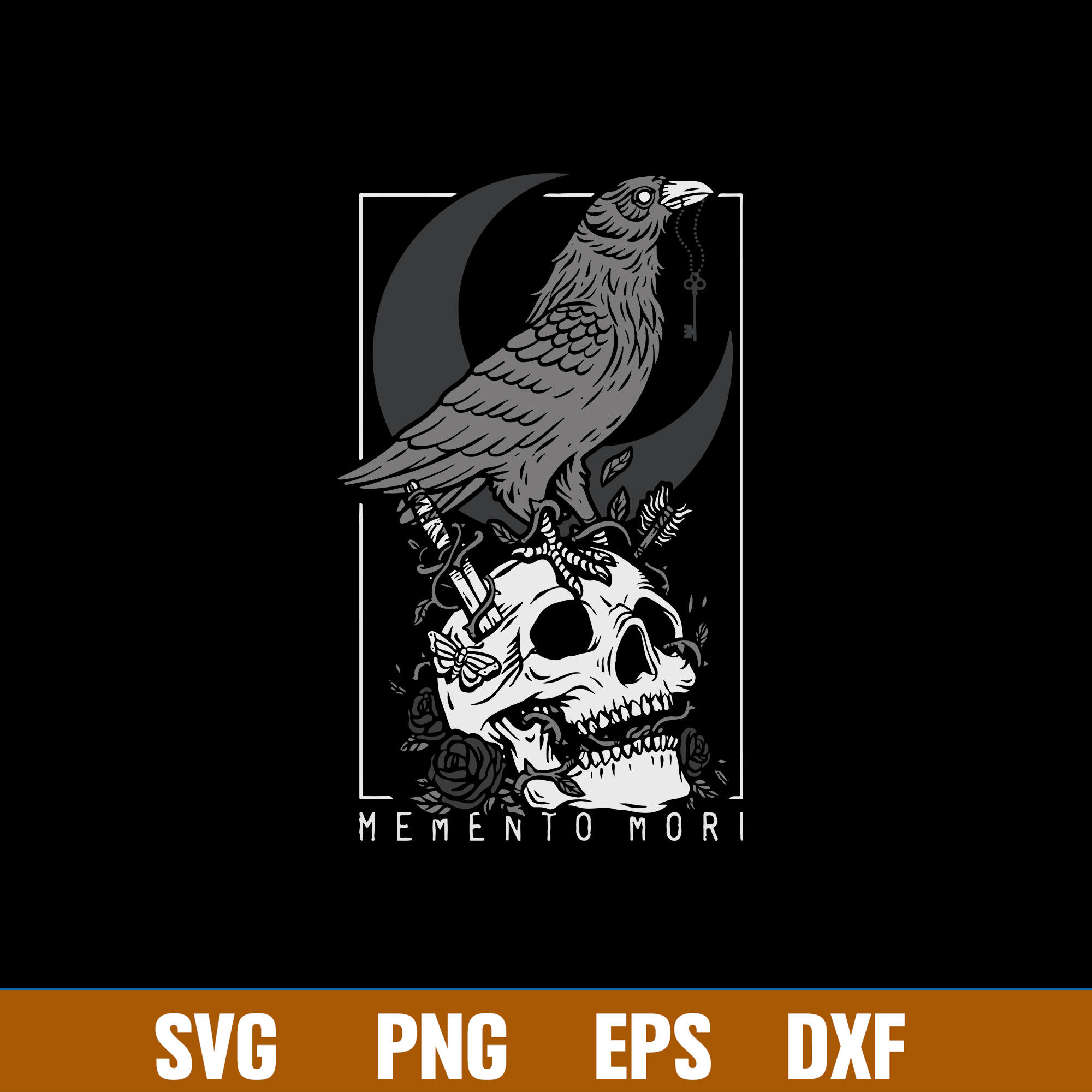 Memento Mori Svg, Skull Svg, Png Dxf Eps File | Inspire Uplift