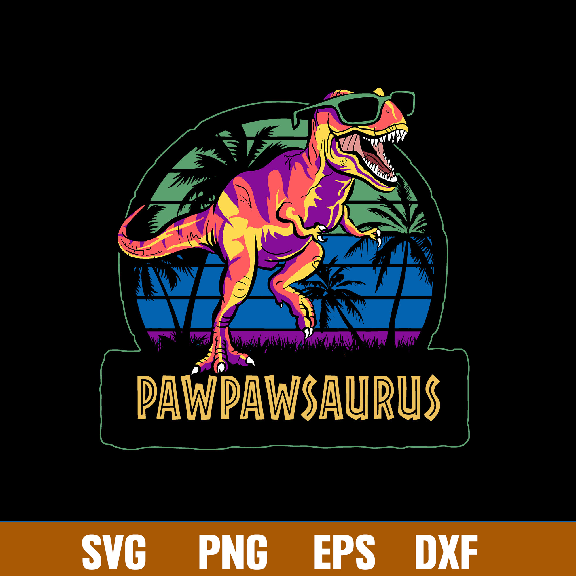 Pawpawsaurus T Rex Svg, Dinosaur Svg, Png Dxf Eps File | Inspire Uplift