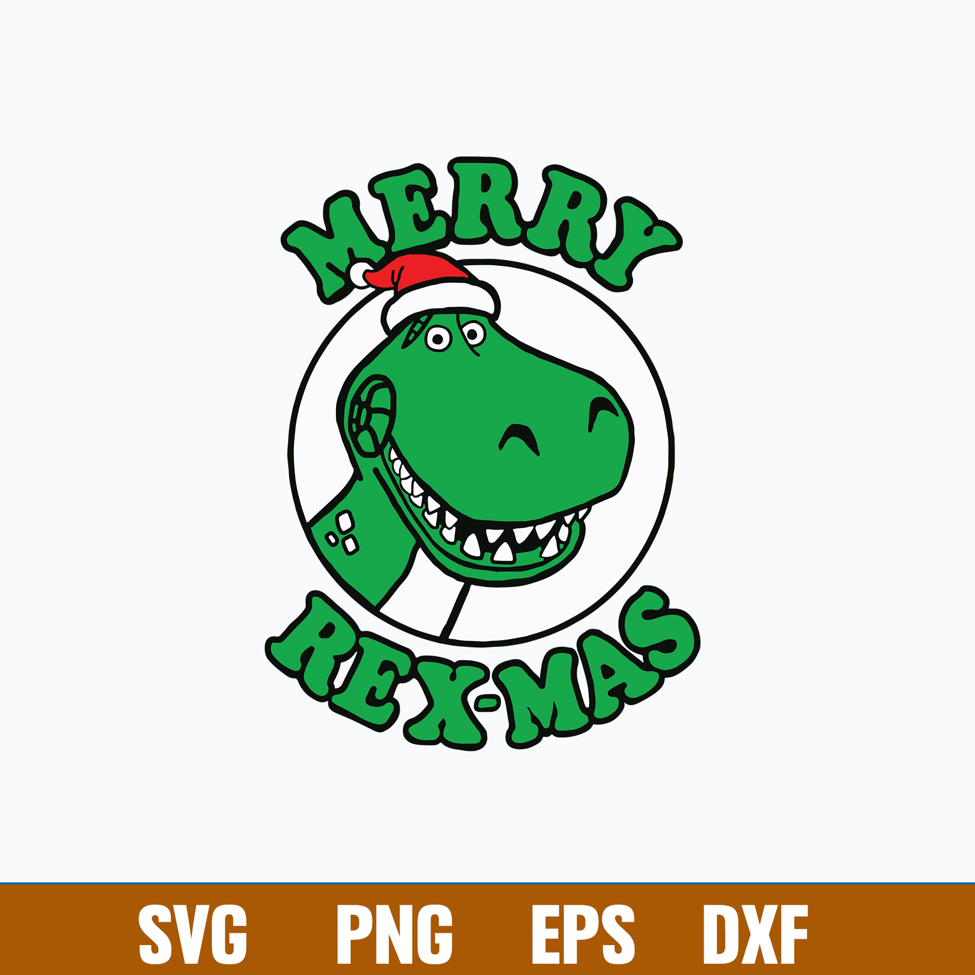 Pixar Toy Story Merry Rex-Mas Svg, Dinosaur Christmas Svg, | Inspire Uplift