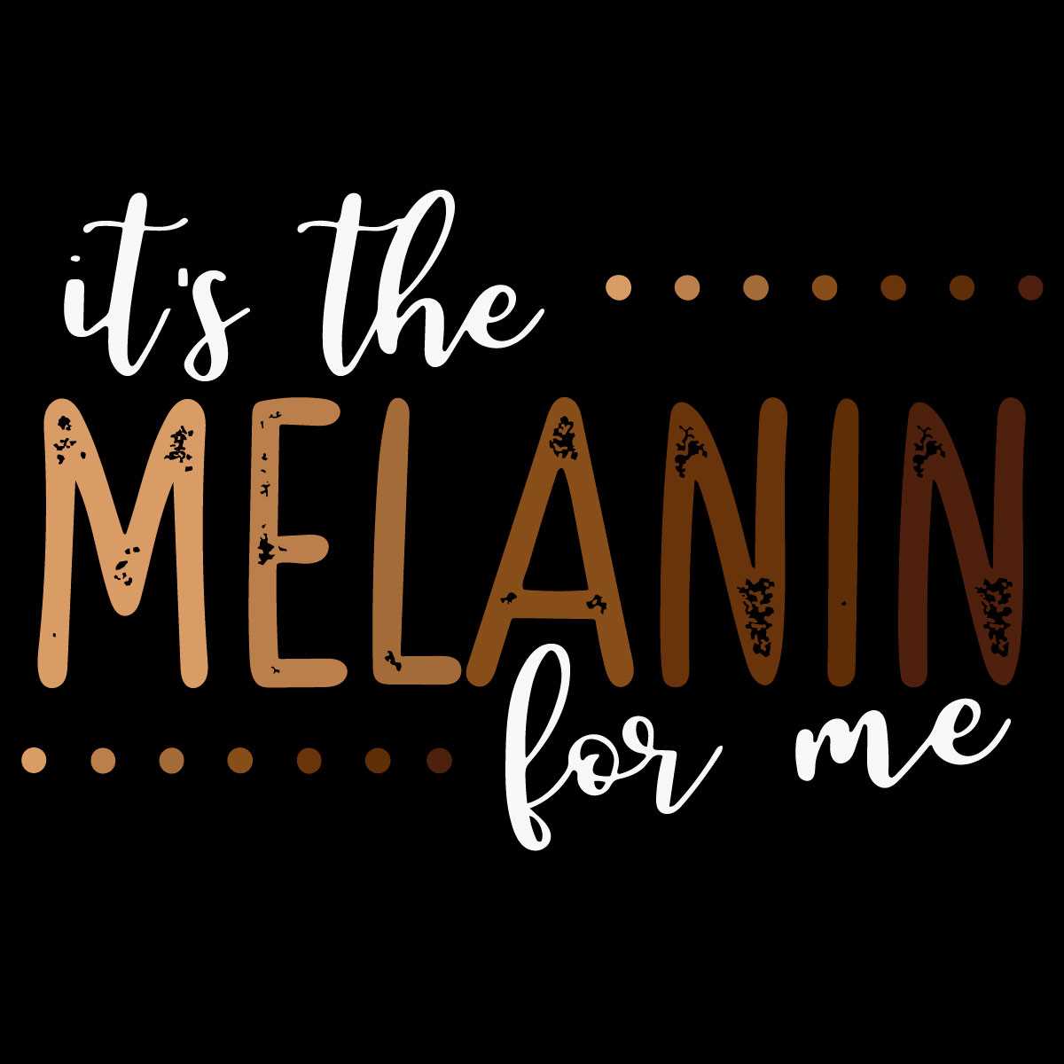 It's The Melanin For Me Svg, Melanated Svg, Black History Mo | Inspire ...