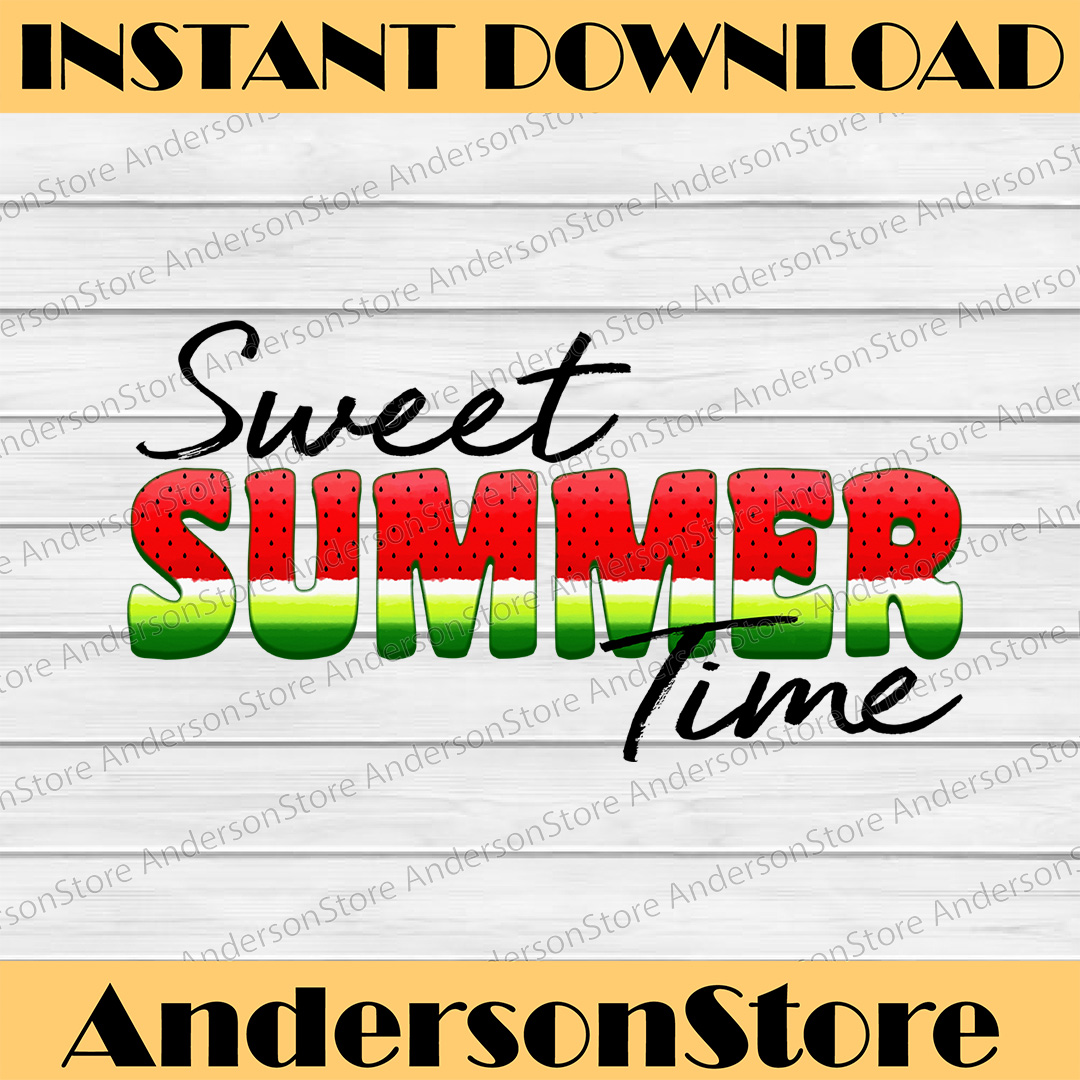 Sweet Summer Time Png, Hello Summer Design Png, Watermelon P - Inspire ...