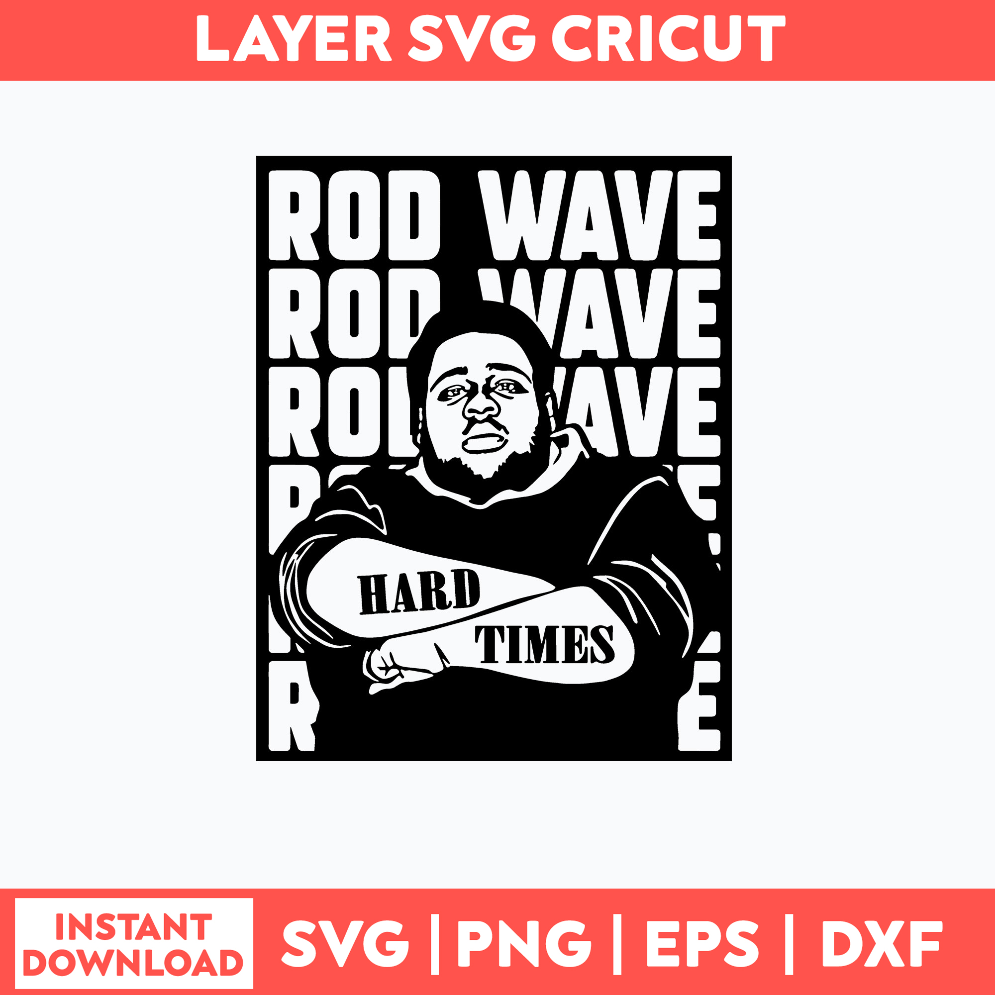 Rod Wafe Face Svg, Famous People Svg, Rapper Svg, Hip Hop Sv | Inspire ...