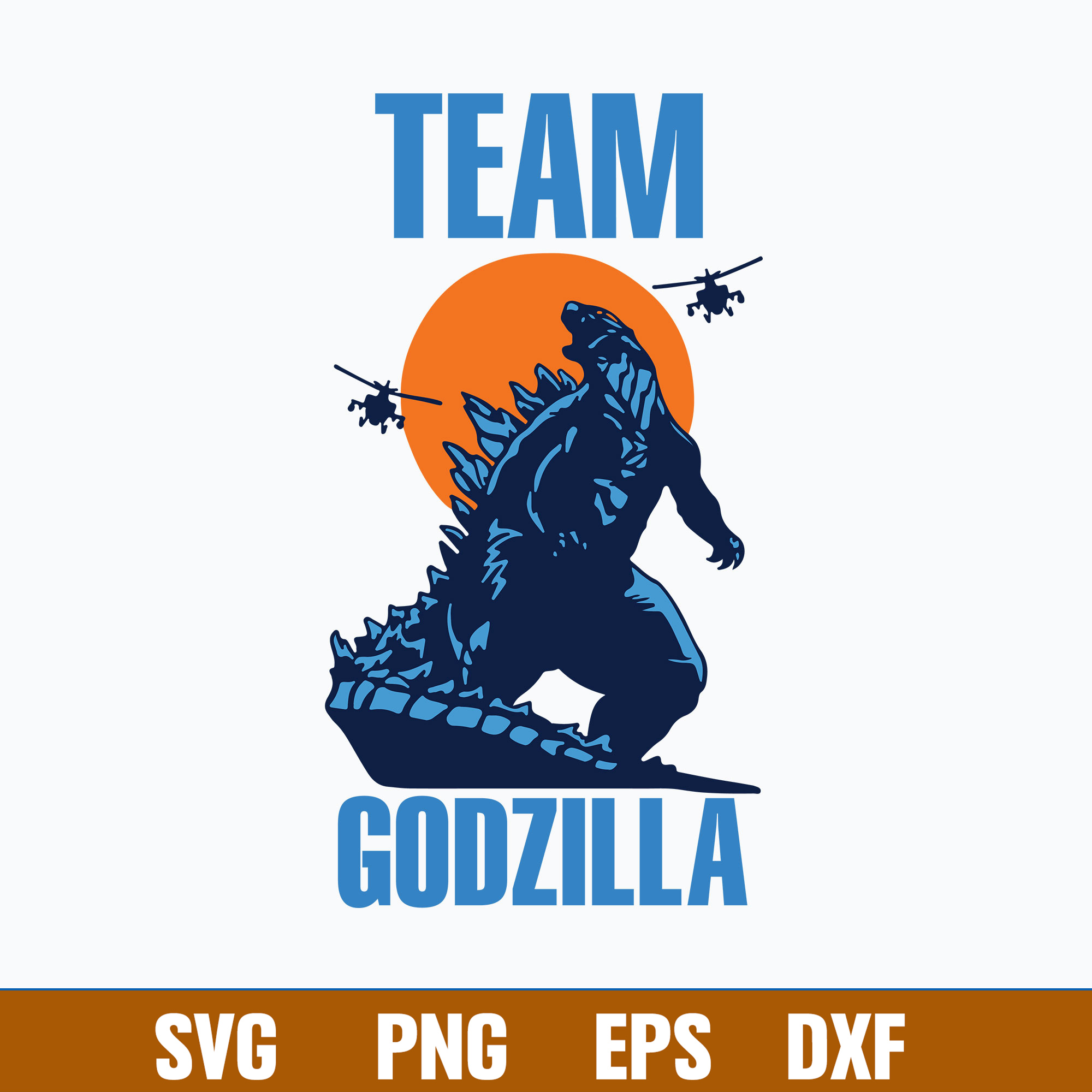 Team Godzilla Svg, Godzilla Svg, Png Dxf Eps File | Inspire Uplift