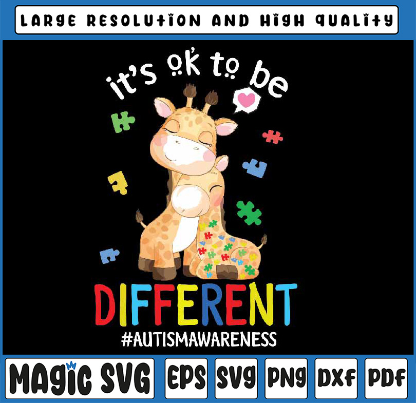 Awareness Acceptance Its Ok To Be Different Png, Autism Awa - Inspire ...