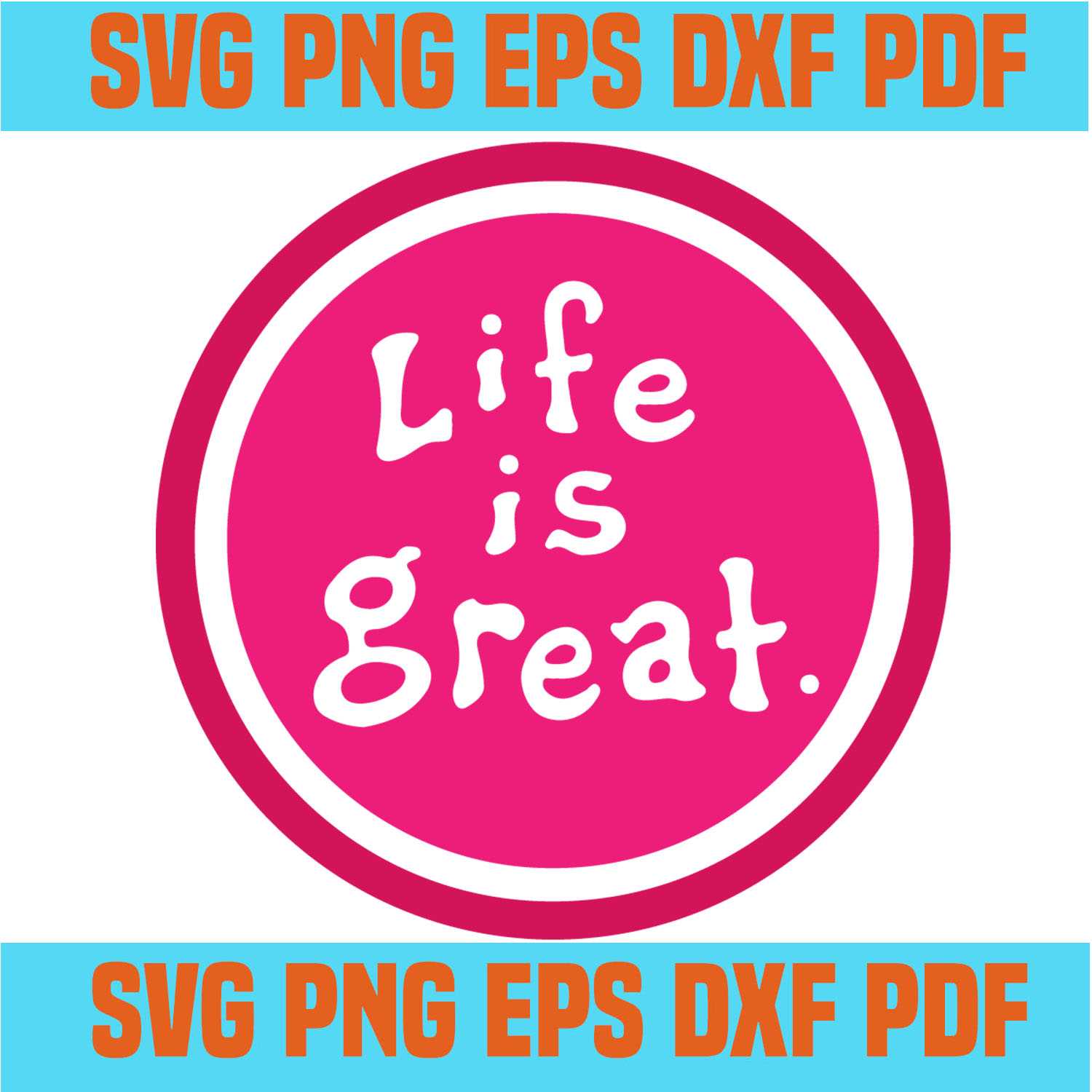 life is great Svg,inspirational quotes,motivational quote,sv | Inspire ...