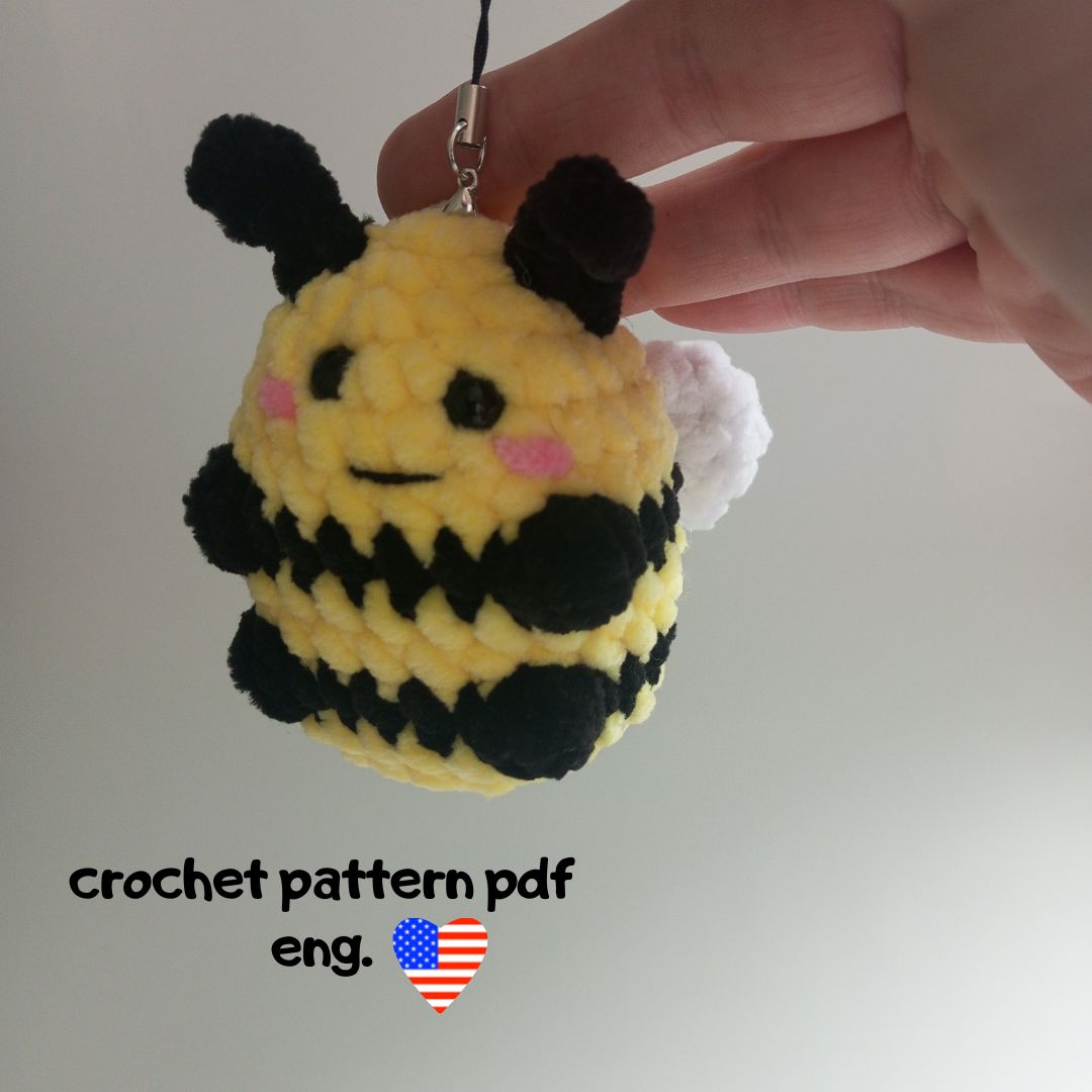 Crochet bee pattern,Amigurumi bee pattern,Crochet insect pat - Inspire ...