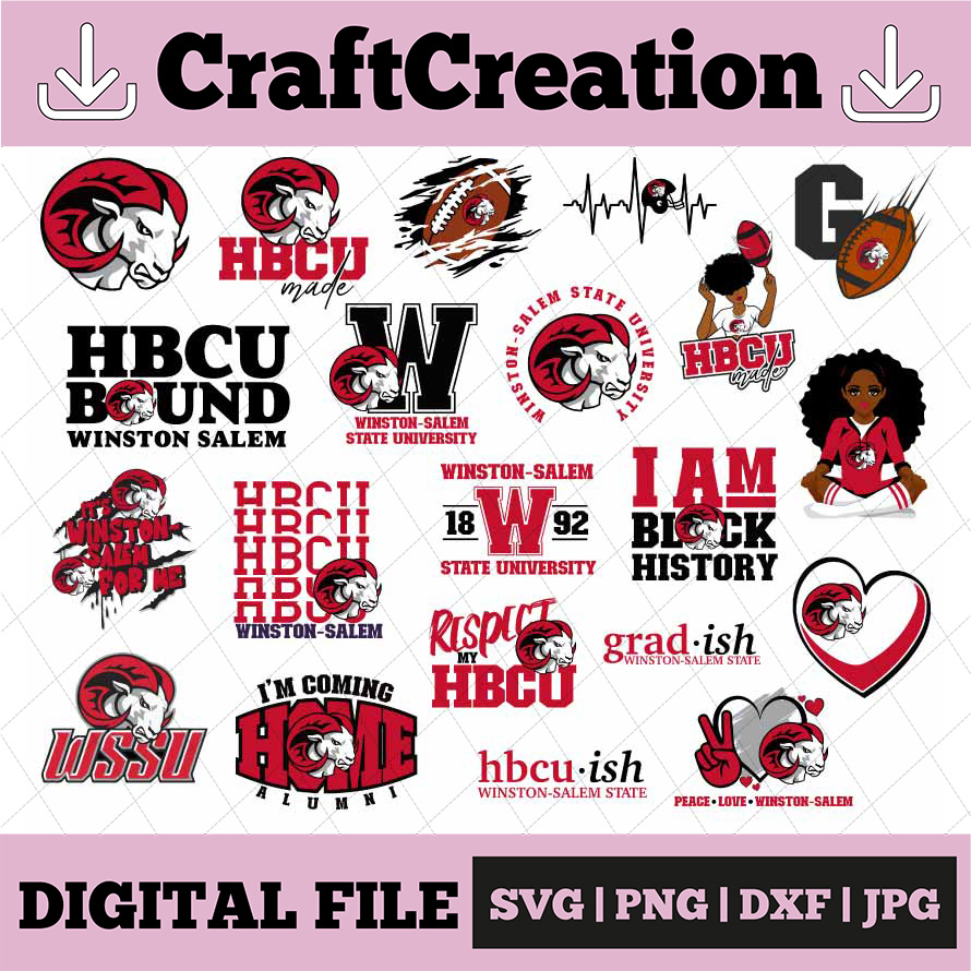 20 Files Winston Salem State University Svg, HBCU Teams svg - Inspire ... 20 Files Winston Salem State University Svg, HBCU Teams svg - Inspire ...
