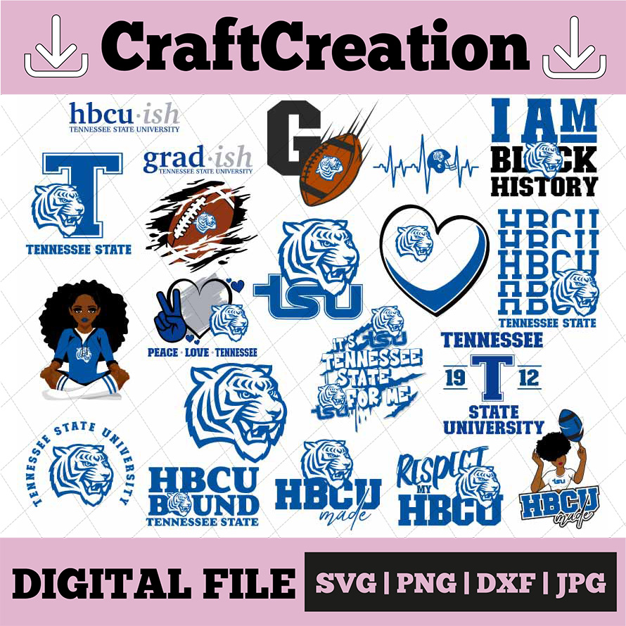 20 Files Tennessee State Svg, HBCU Teams svg, HBCU Football - Inspire ... 20 Files Tennessee State Svg, HBCU Teams svg, HBCU Football - Inspire ...