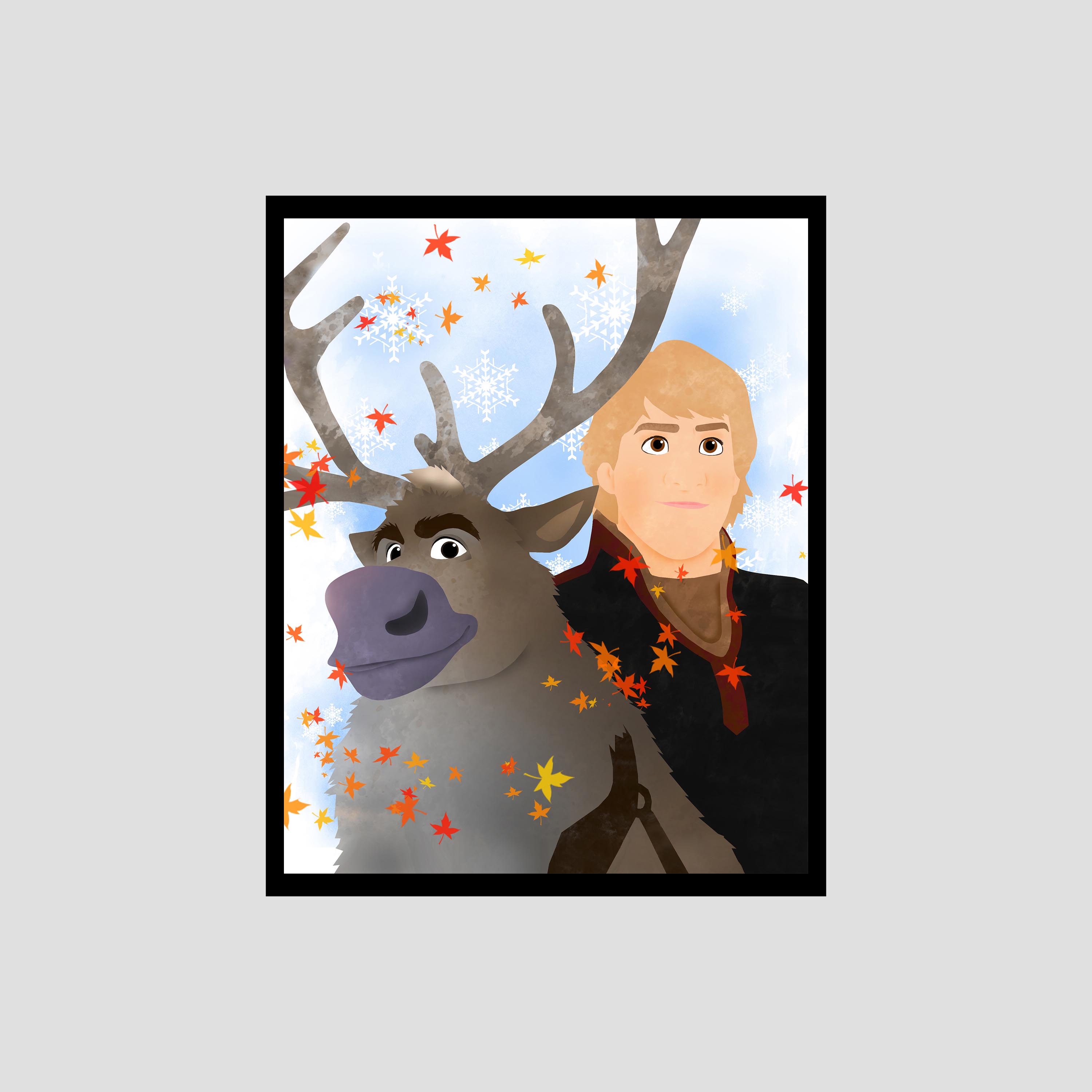 Kristoff Bjorgman Frozen Disney Art Print Digital Files nurs | Inspire ...