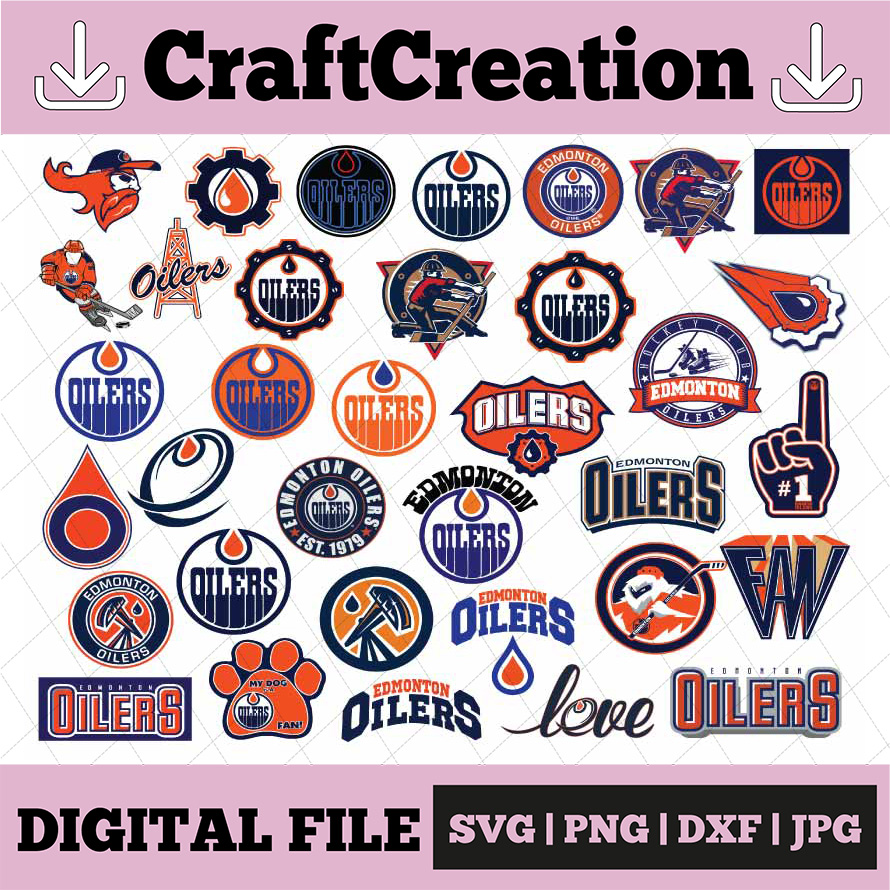 35 Files Edmonton Oilers Bundle SVG, Edmonton svg, Oilers sv | Inspire ...