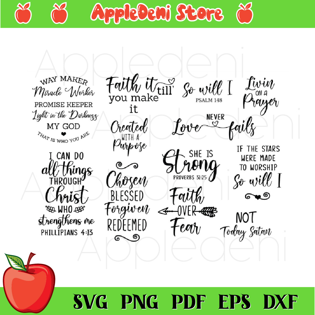 Christian Svg Bundle | Inspire Uplift